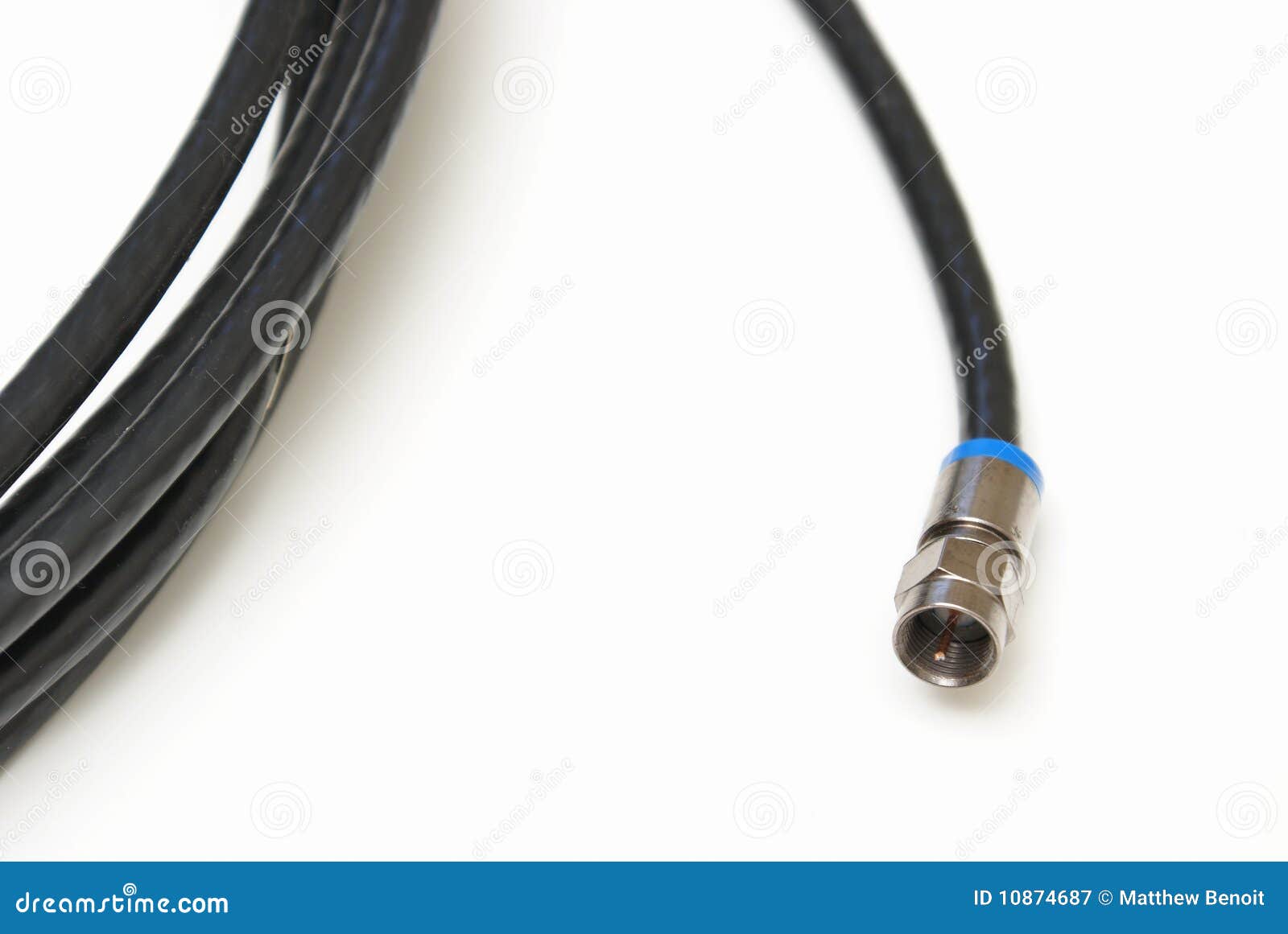 Coaxial Cable stock image. Image of coax, information - 10874687