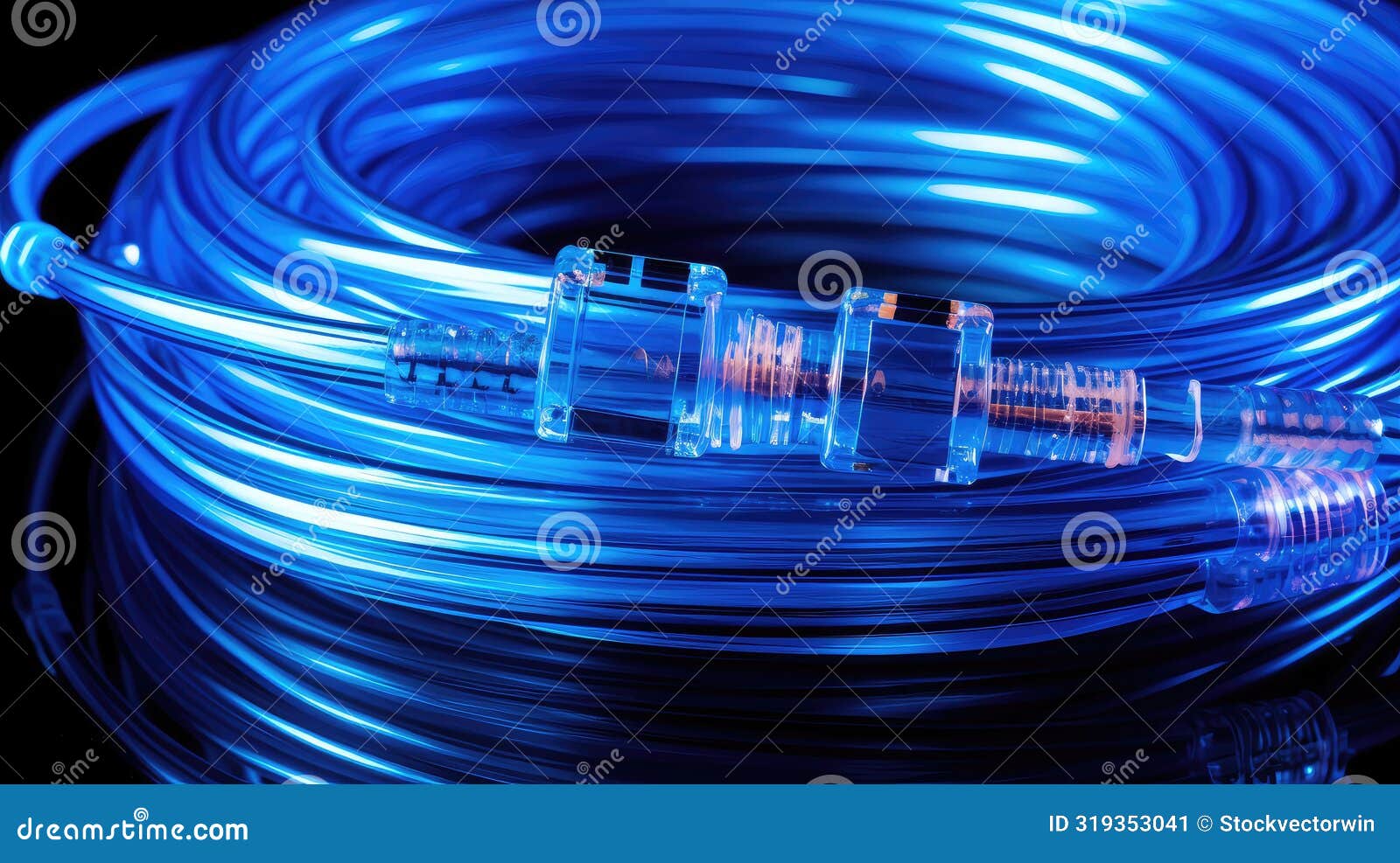 Coaxial Networking Cable Royalty-Free Cartoon | CartoonDealer.com ...