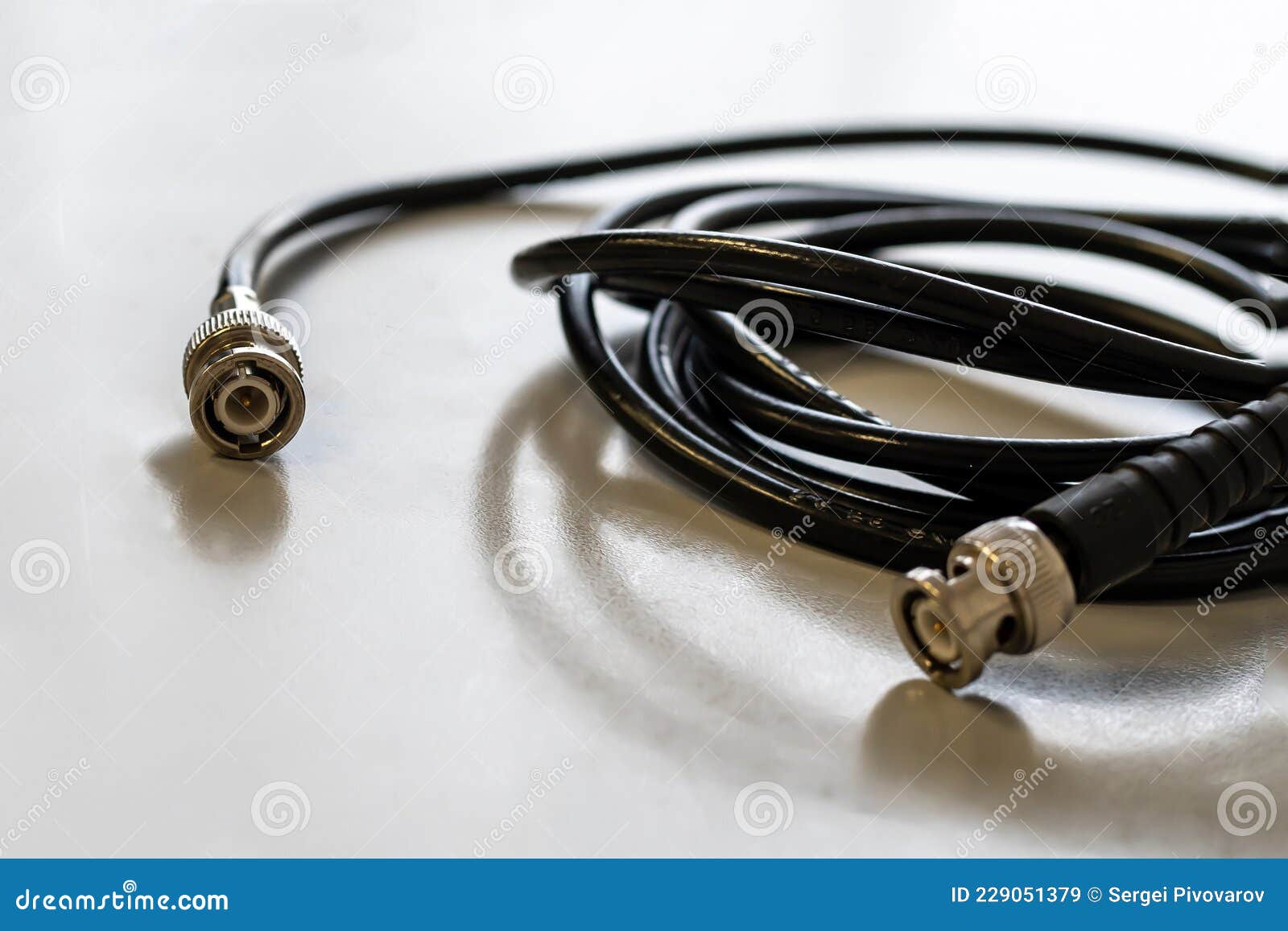 Coaxial Wire for Transmitting RF Signal, Cable TV Organization Stock ...