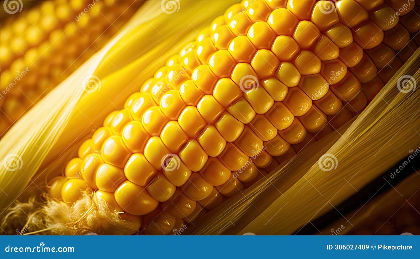 Cob corn kernel stock illustration. Illustration of flakes - 306027409