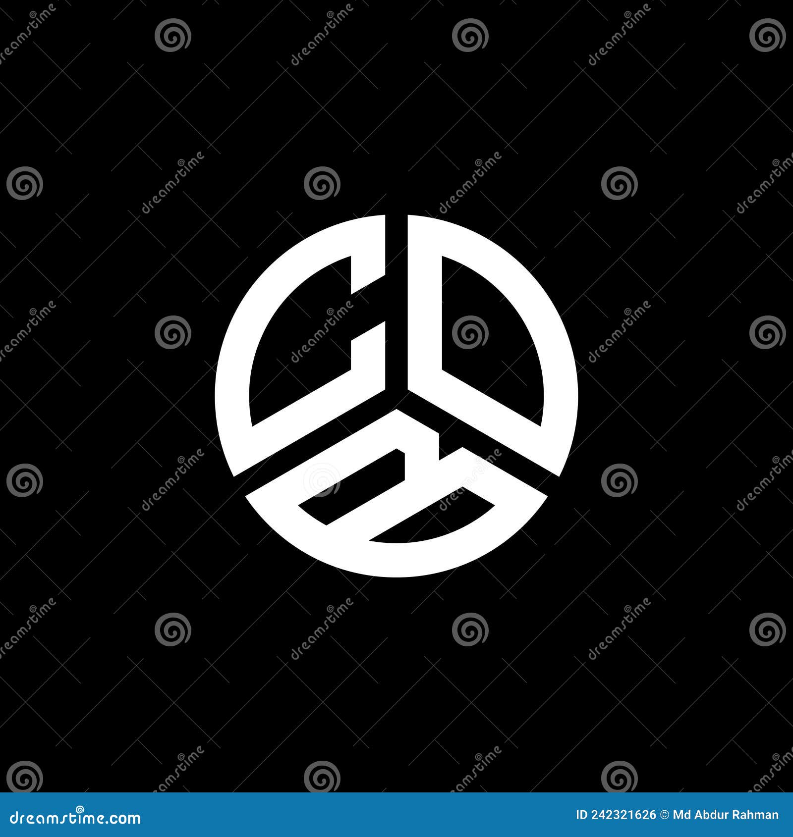 COB Letter Logo Design on White Background. COB Creative Initials ...