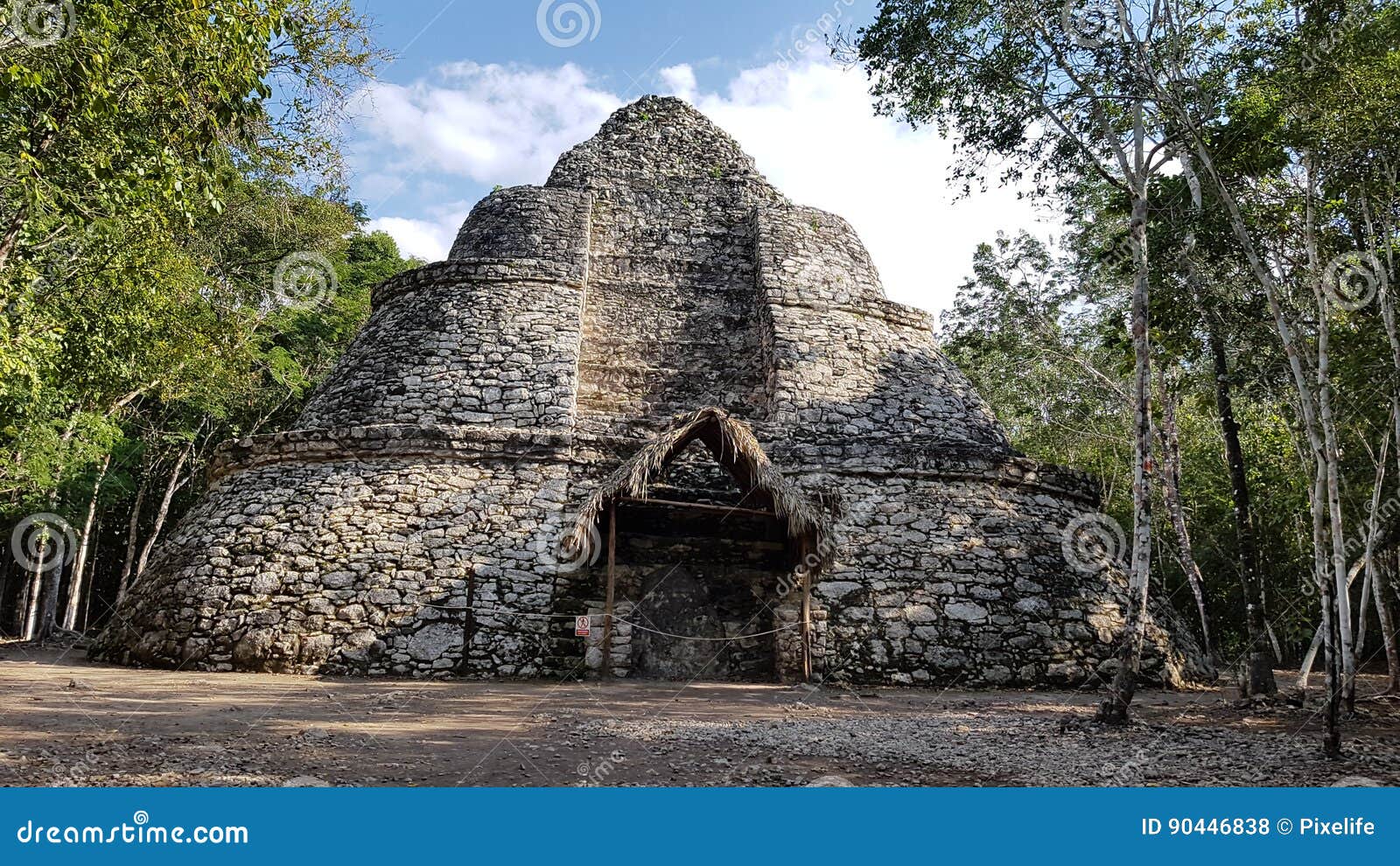 The Coba ruins stock photo. Image of landmark, architecture - 90446838