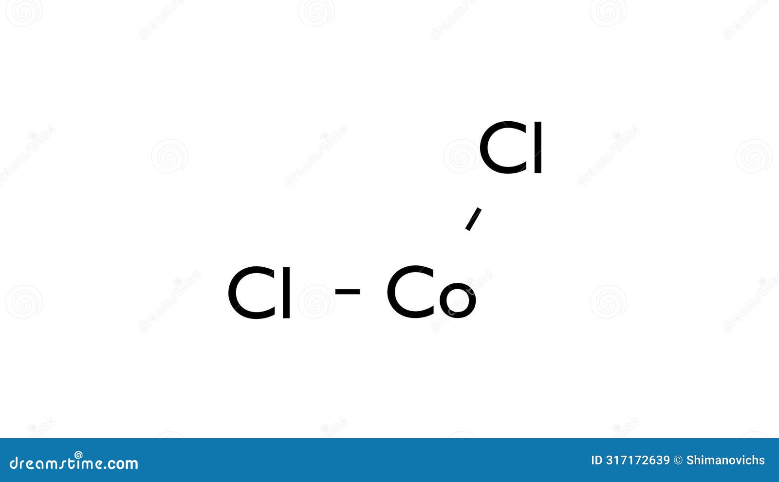 Tin(ii) Chloride Molecule, Structural Chemical Formula, Ball-and-stick ...