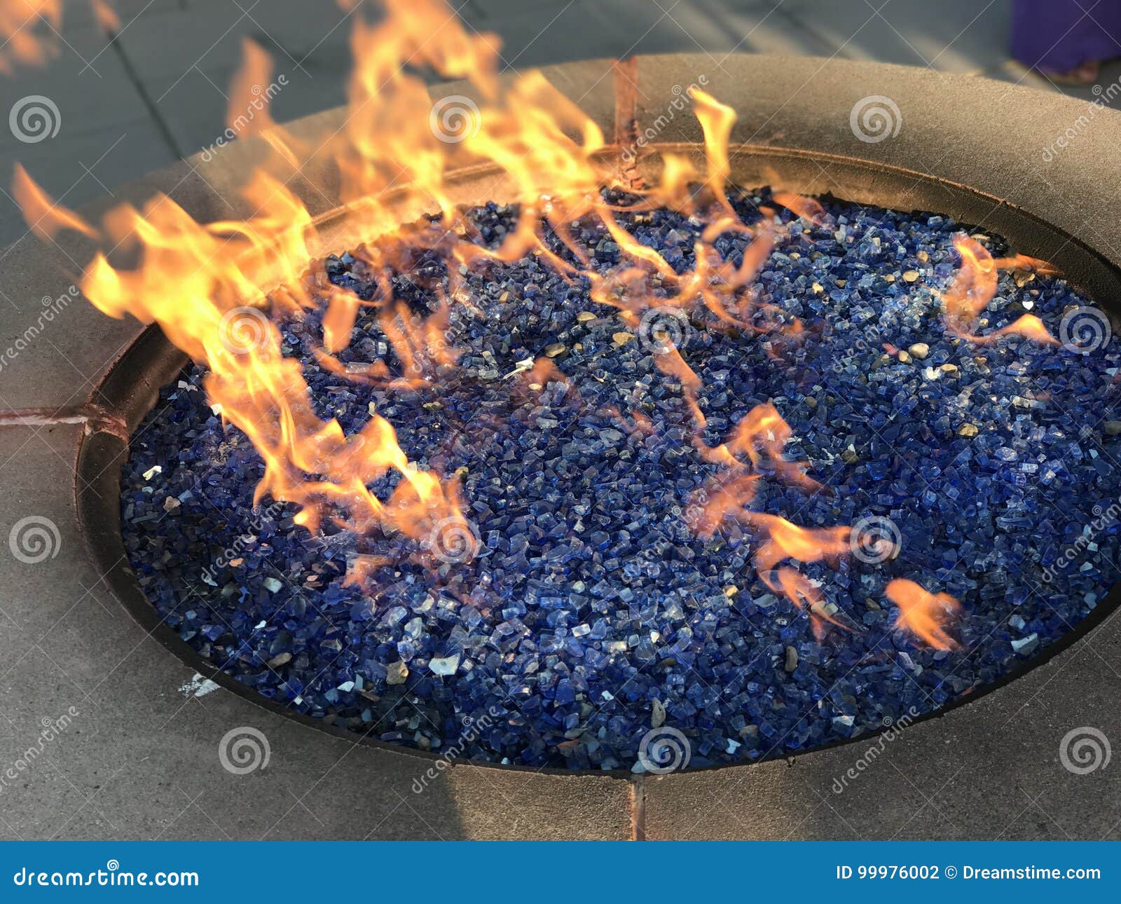 Fireplace stock photo. Image of cobaltcrystals, bluecolor - 99976002