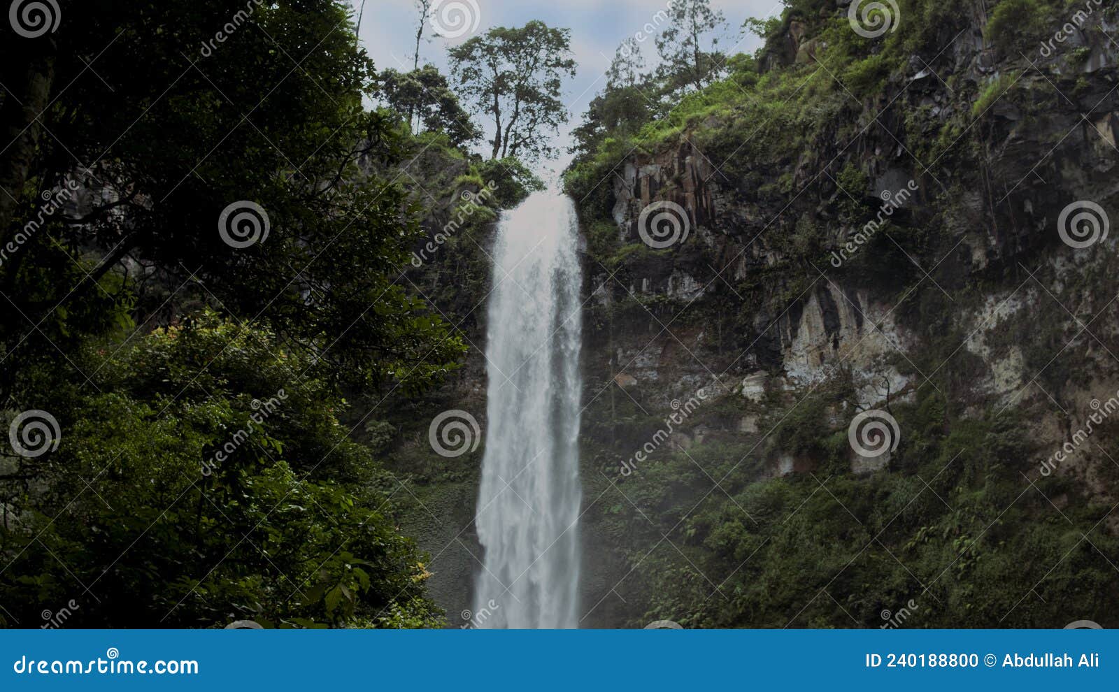 Coban Rondo Waterfall stock photo. Image of coban, green - 240188800
