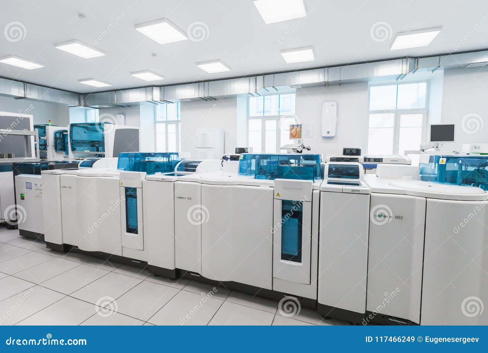 Cobas E 602 Systemu Analytical Czerep Obraz Stock Editorial - Obraz ...