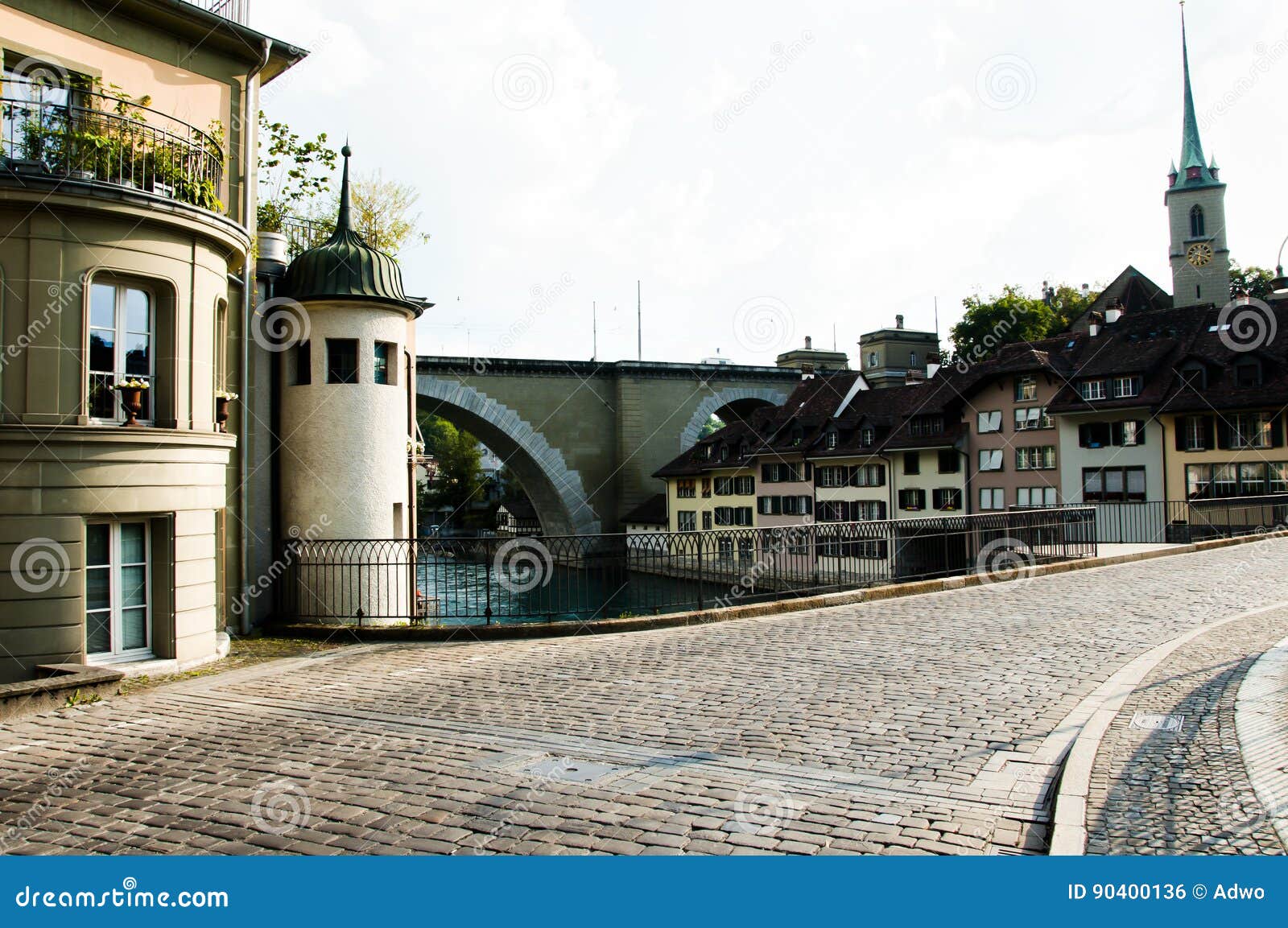 Cobble Bridge - Bern - Switzerland Stock Photo - Image of capital ...