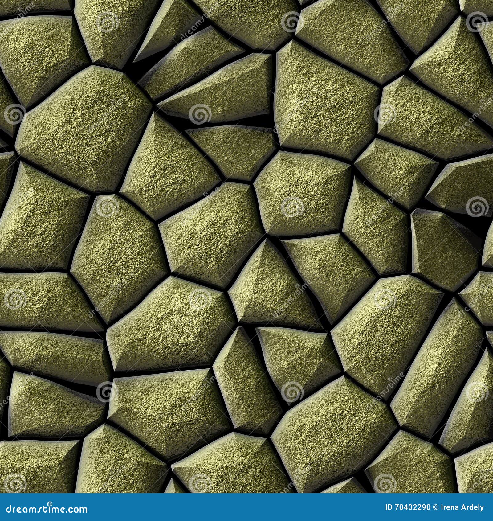 Cobble Gold Stone Seamless Pattern Texture Background Stock ...