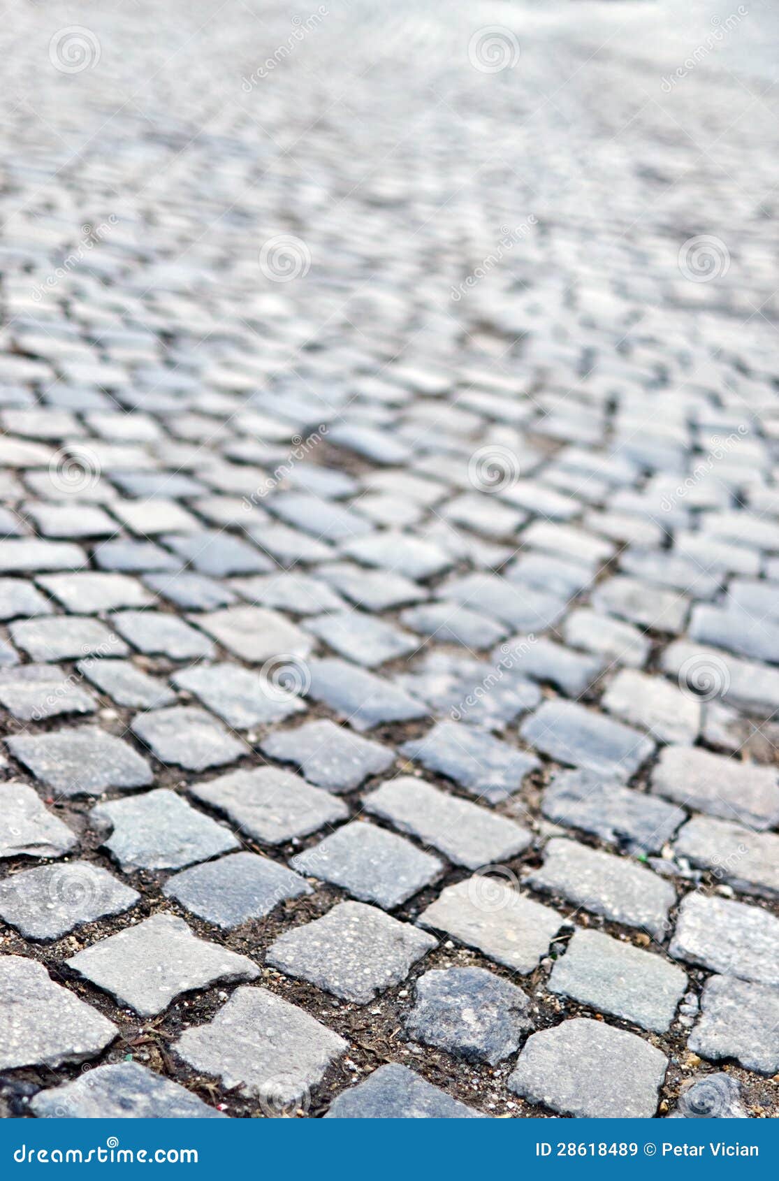 Cobble Road Stone Sidewalk Background Stock Image - Image of ...