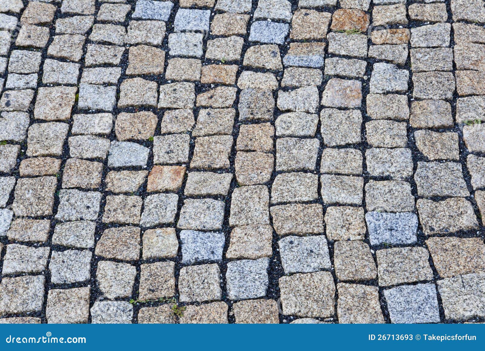 Cobble stone path stock image. Image of road, grey, architecture - 26713693