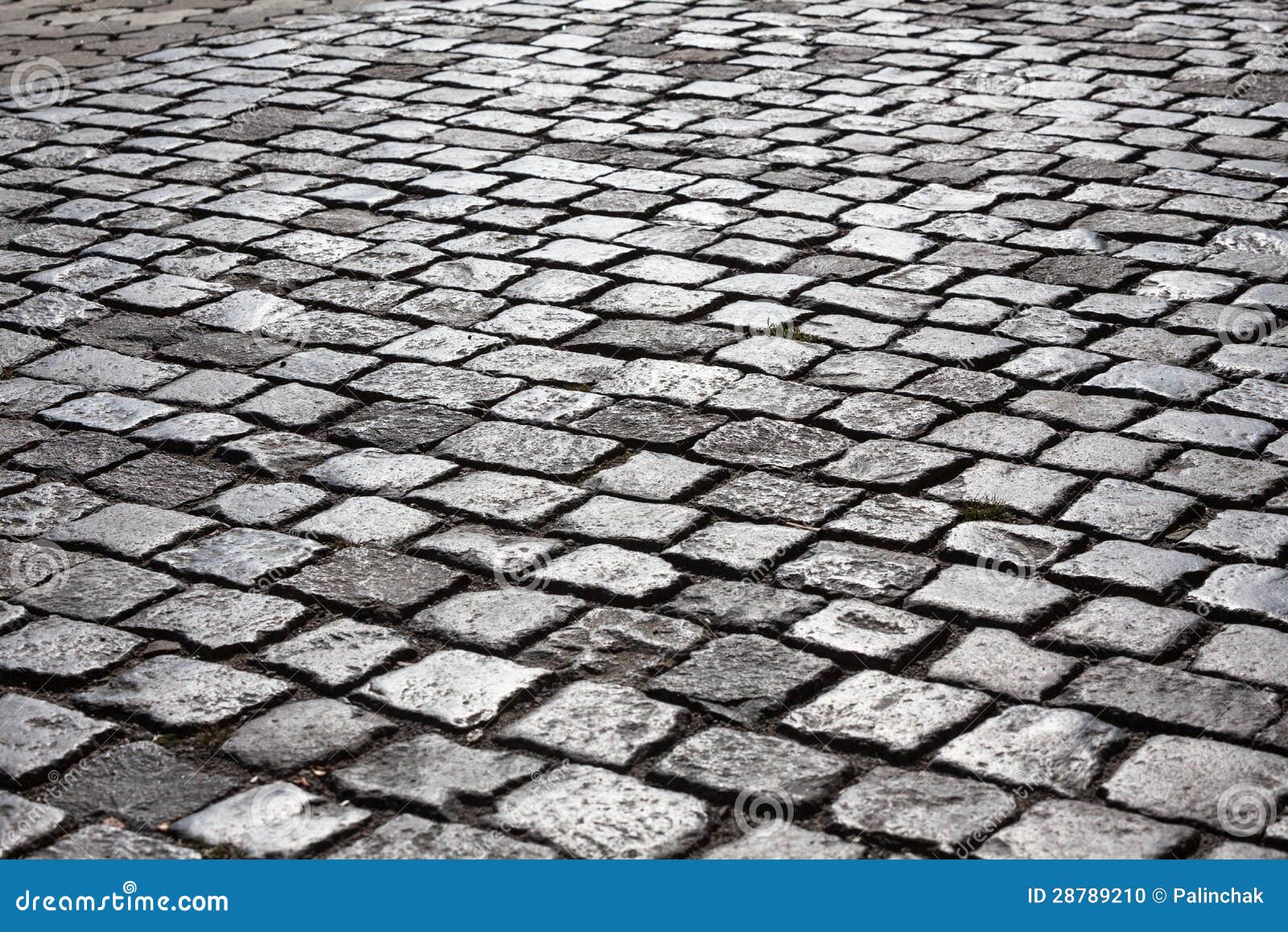 Cobble stone road stock photo. Image of block, brick - 28789210