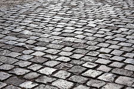 Cobble stone road stock photo. Image of block, brick - 28789210