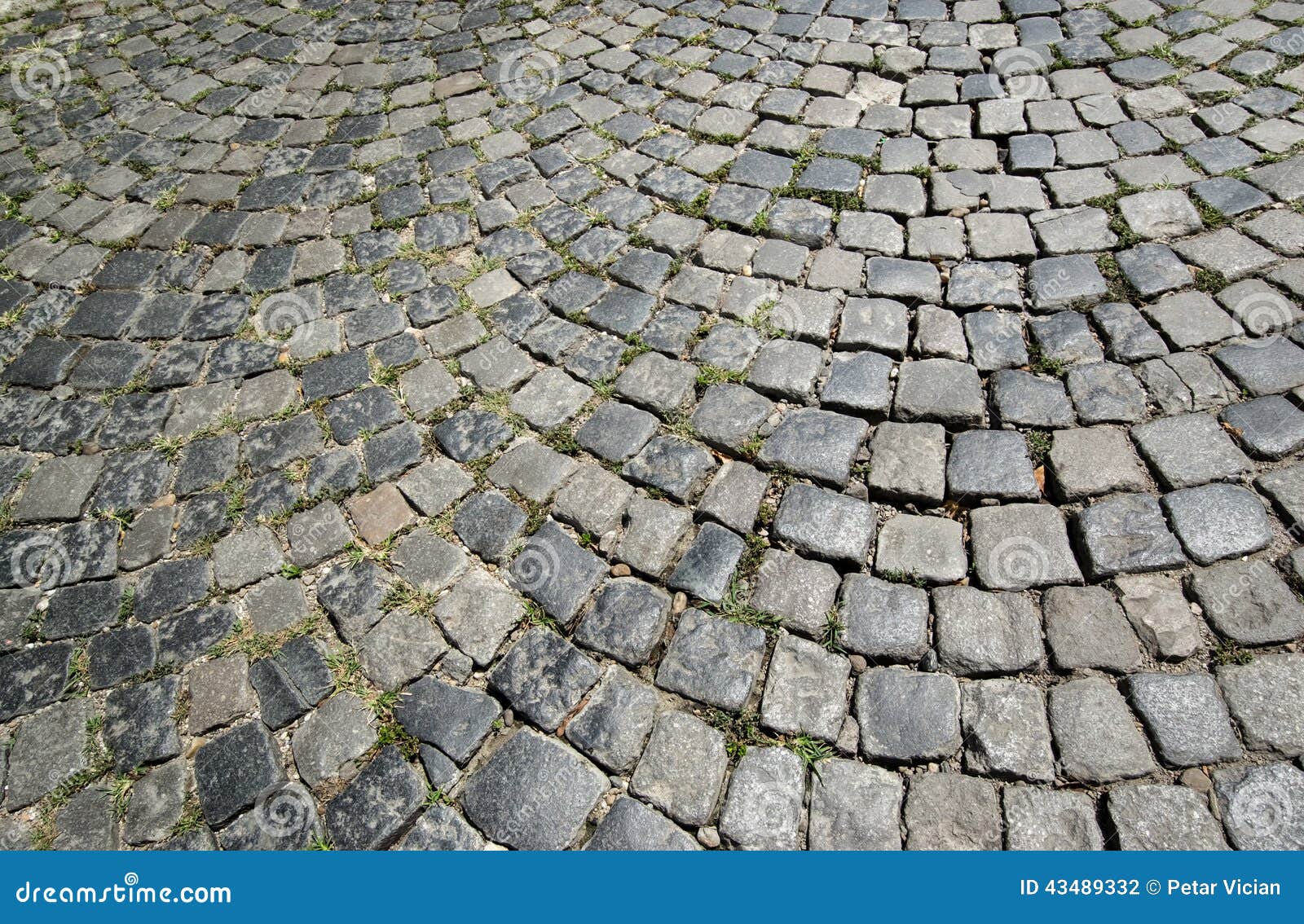 Cobble stone street stock photo. Image of ground, shape - 43489332