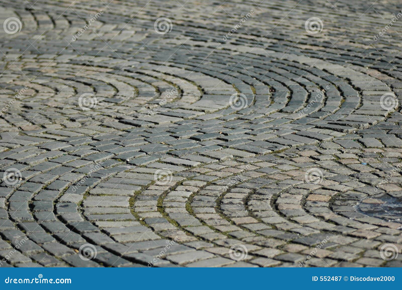 Cobble Stones in a Circular Pattern Stock Image - Image of ground ...