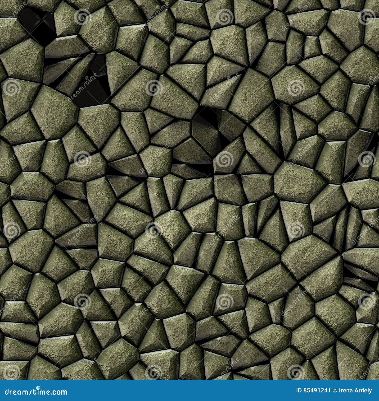 Cobble Stones Irregular Mosaic Pattern Seamless Background - Pavement ...