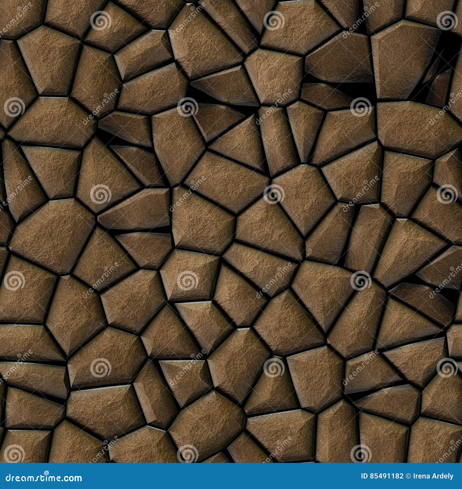 Cobble Stones Irregular Mosaic Pattern Seamless Background - Pavement ...