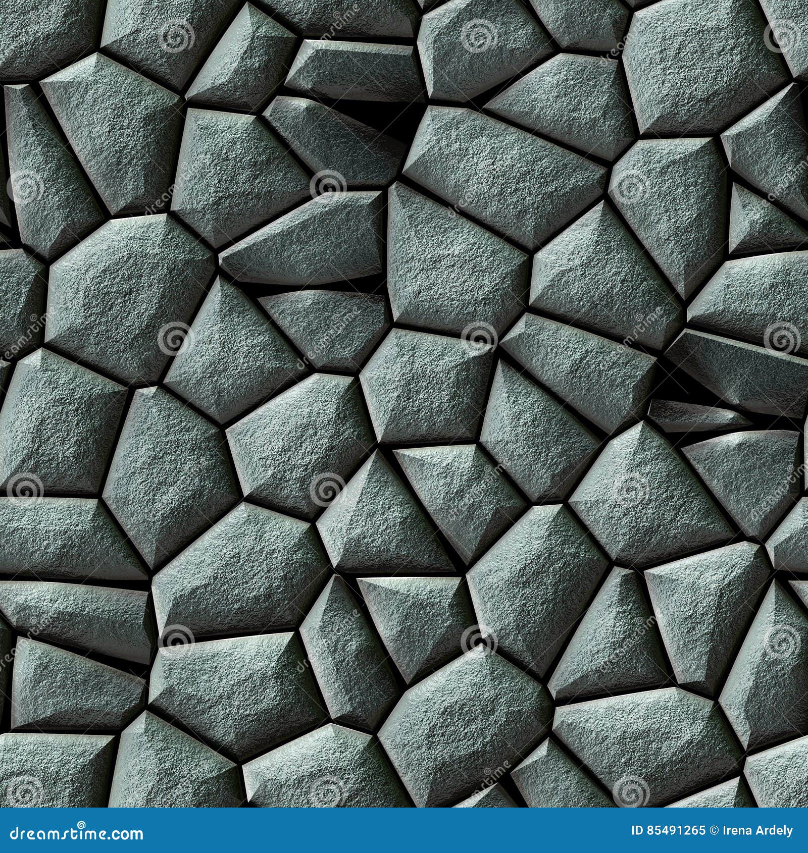 Cobble Stones Irregular Mosaic Pattern Seamless Background - Pavement ...