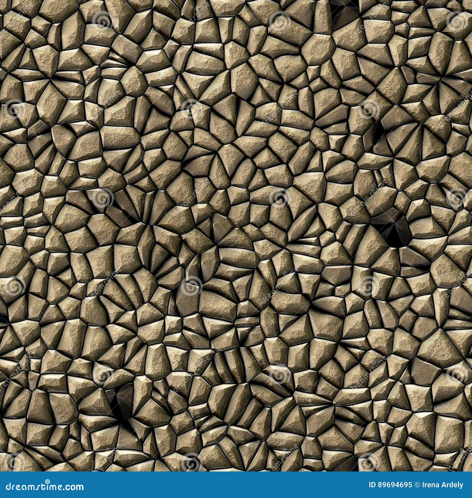 Cobble Stones Irregular Mosaic Pattern Seamless Background - Pavement ...
