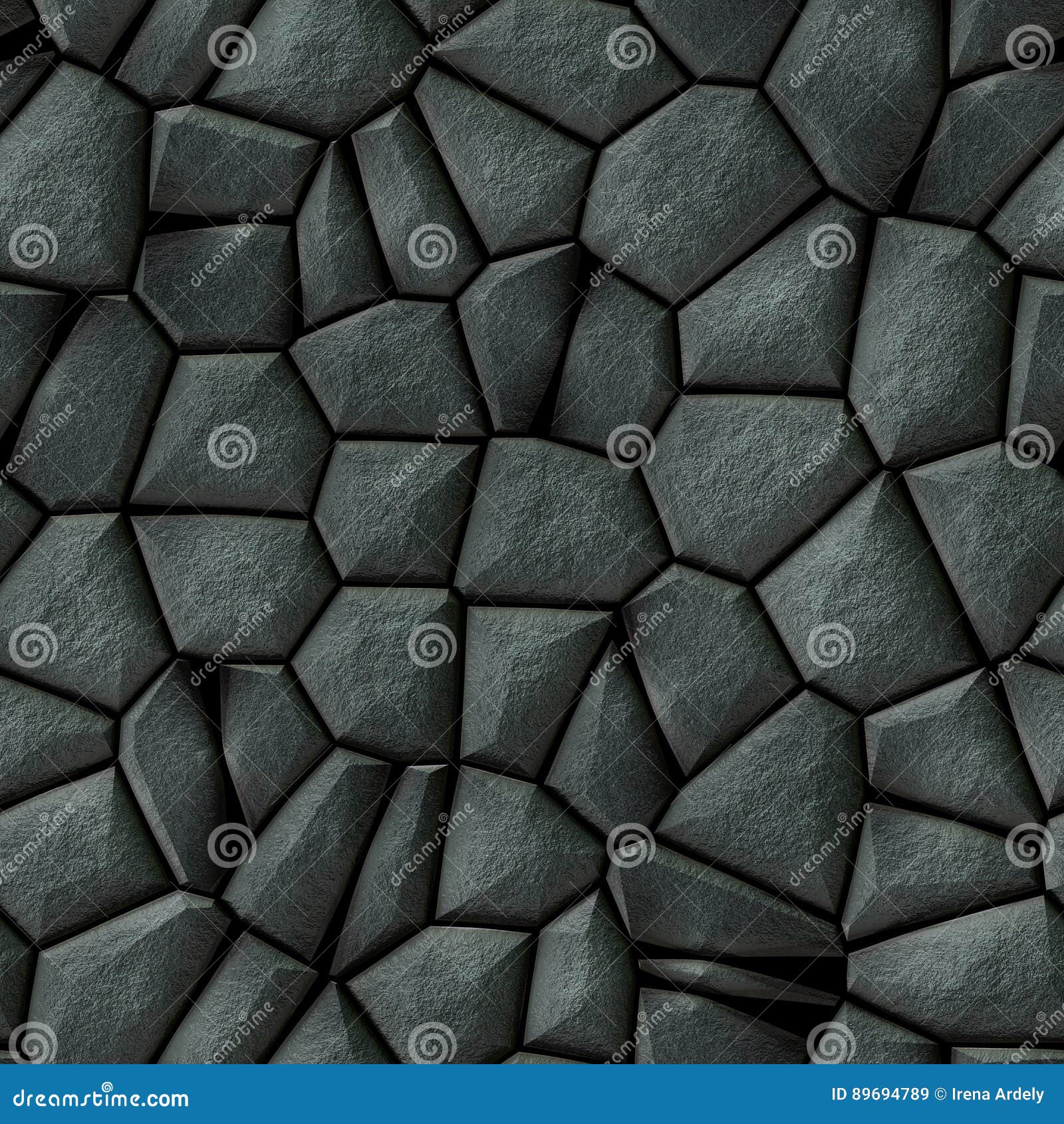 Cobble Stones Irregular Mosaic Pattern Seamless Background - Pavement ...