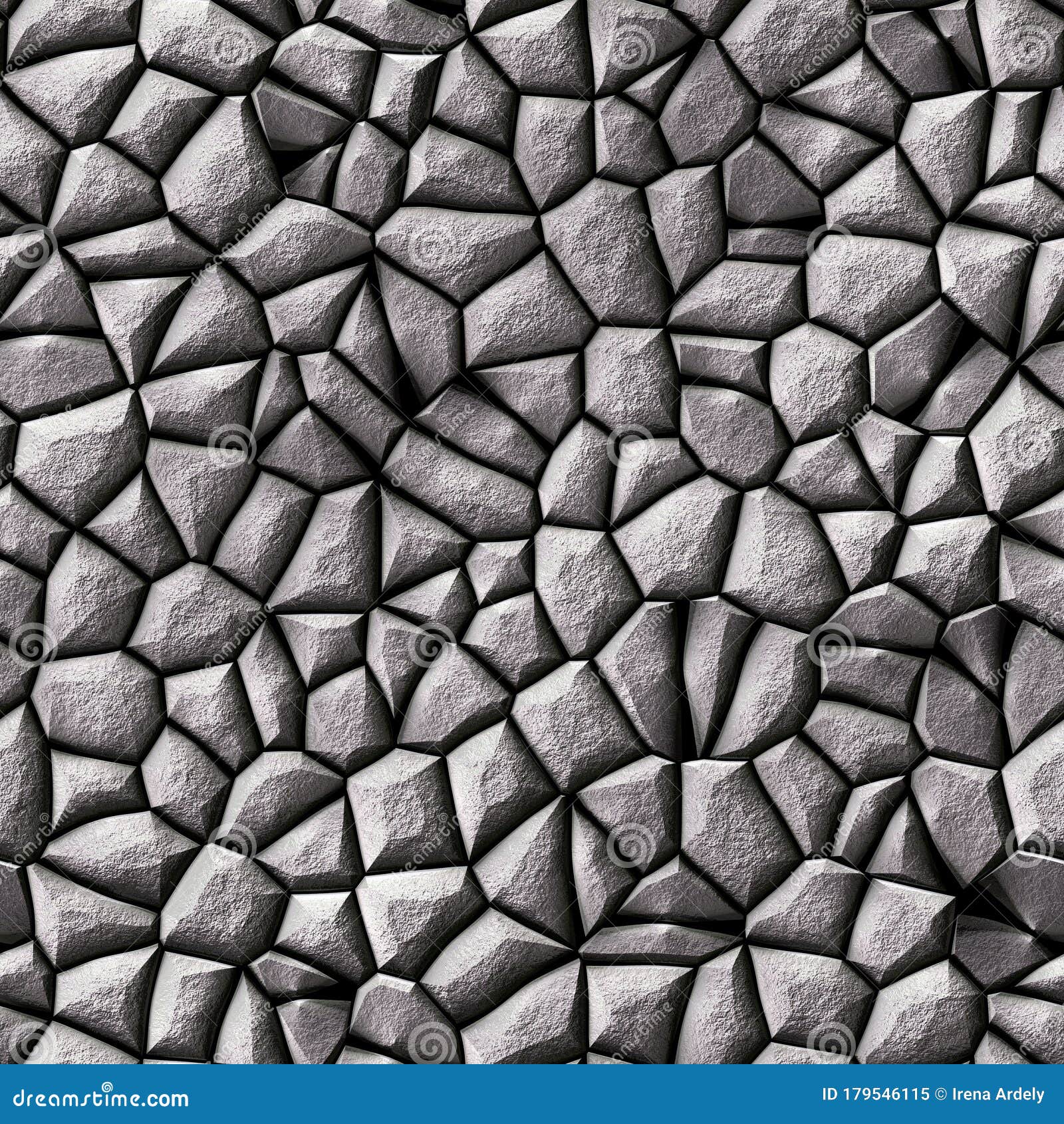 Cobble Stones Irregular Mosaic Pattern Seamless Background - Pavement ...