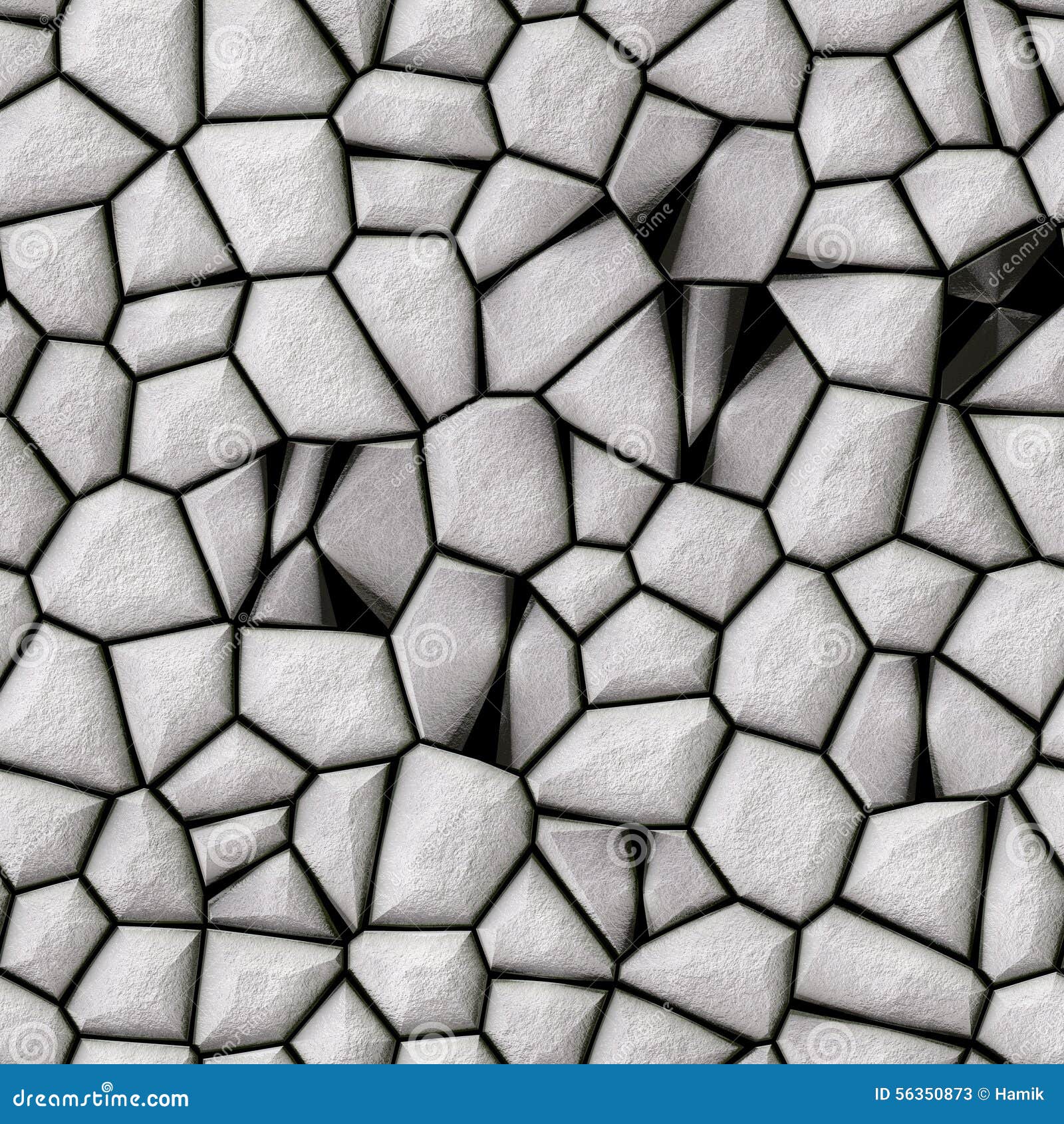 Cobble Stones Seamless Generated Texture (diffuse, Bump, Normal) Stock ...