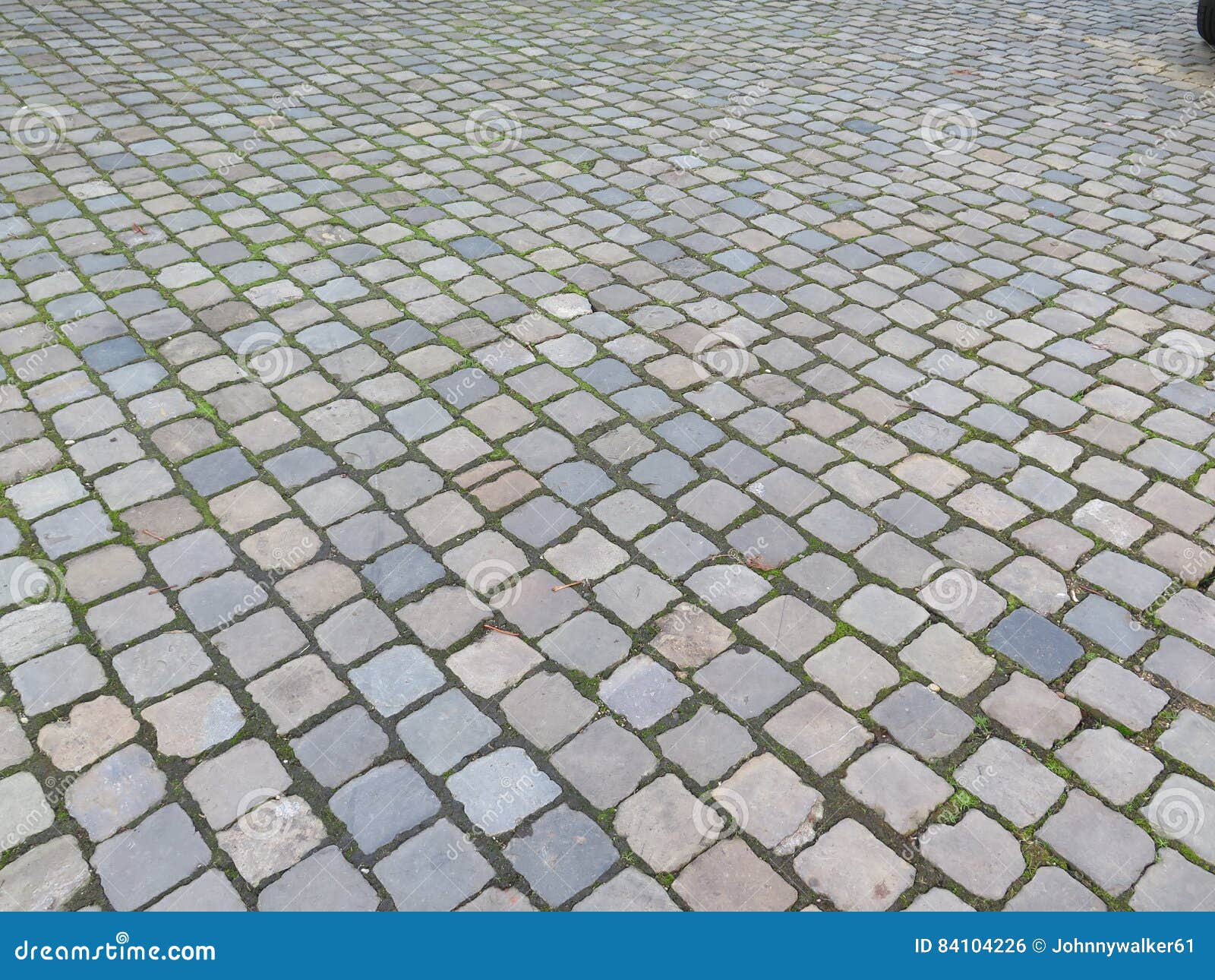 Cobble Stones in Town Square Stock Photo - Image of lighting, urban ...