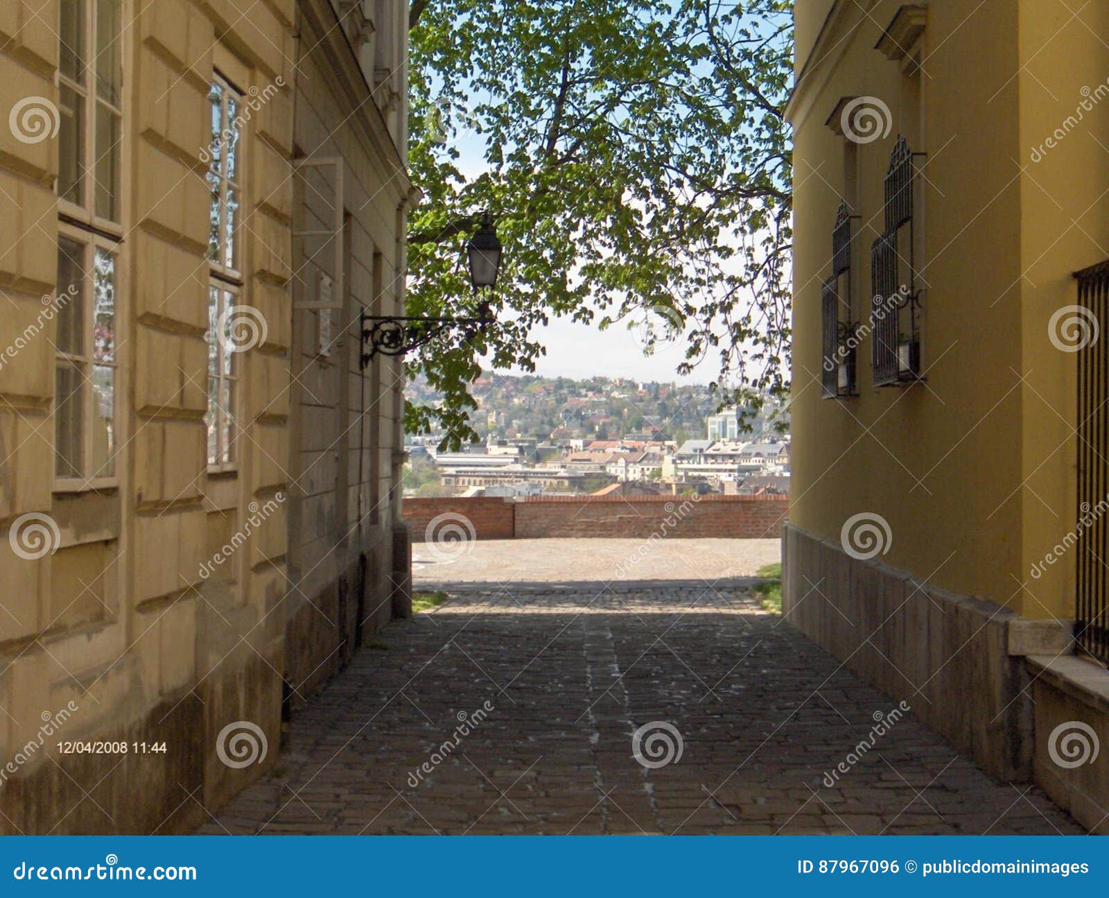 Cobbled Alley And Old Fashioned Buildings Picture. Image: 87967096