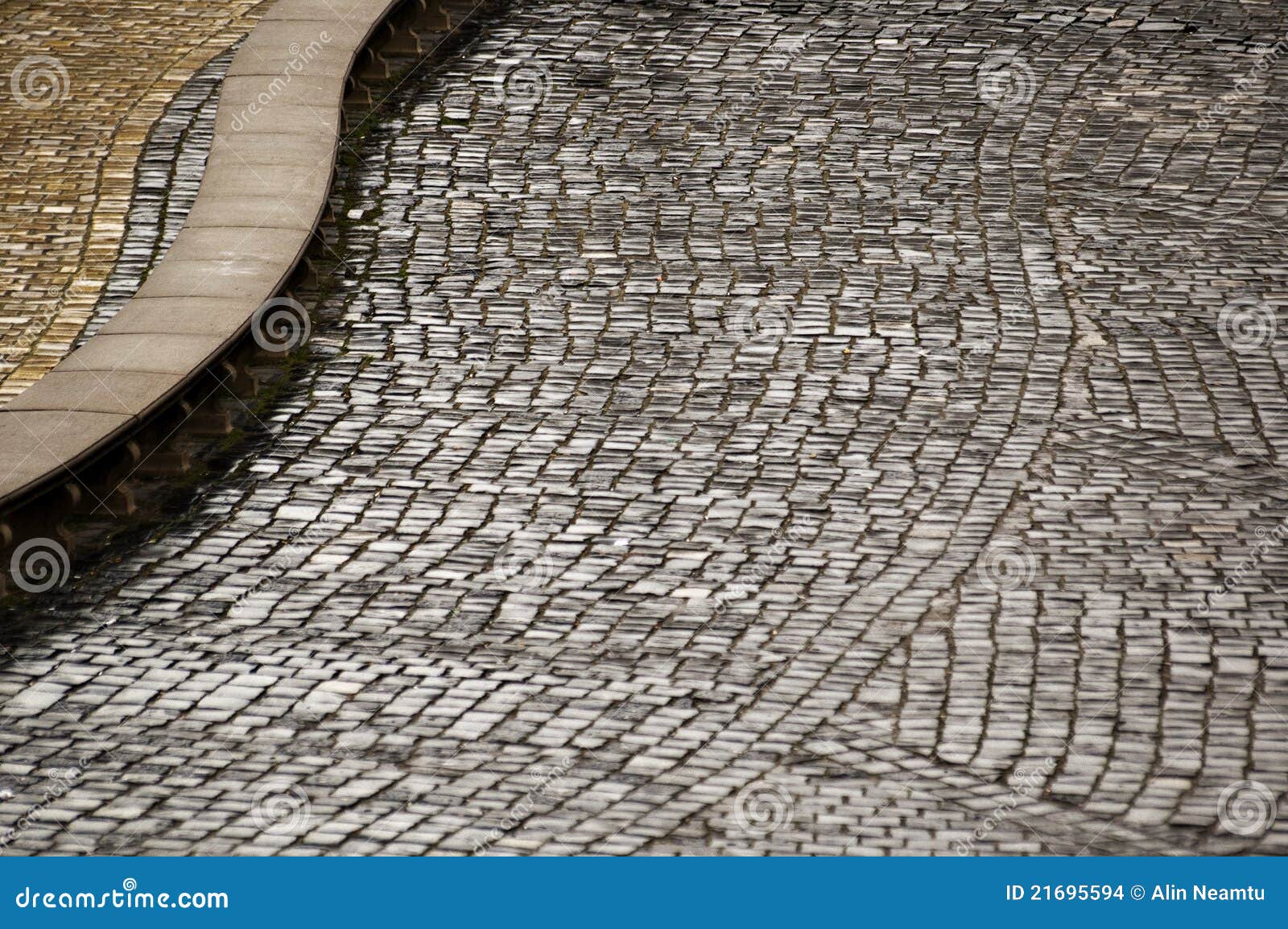 Cobbled pavement stock photo. Image of background, construction - 21695594