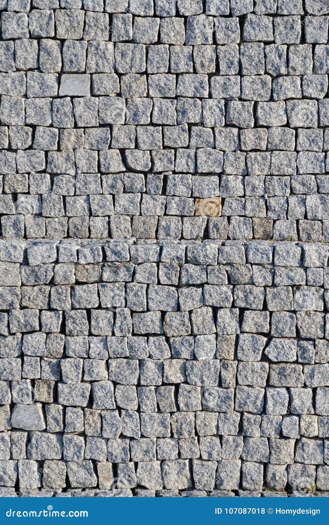 Cobbled pavement stock photo. Image of construction - 107087018