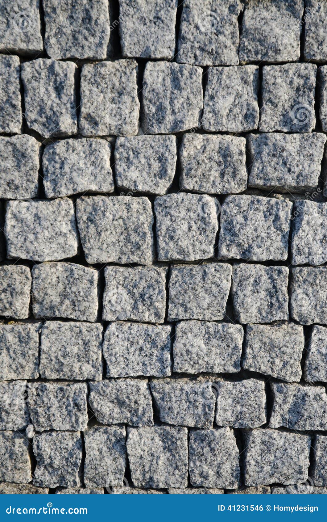 Cobbled pavement stock photo. Image of perspective, outdoors - 41231546