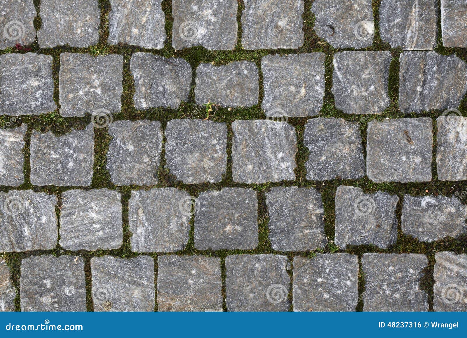 Cobbled Pavement Texture stock photo. Image of frame - 48237316