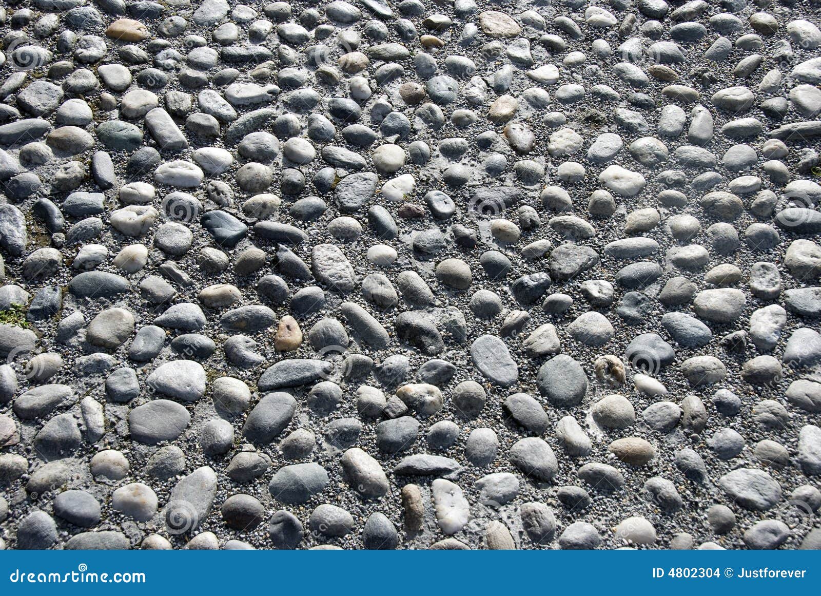 Cobbled paving stock photo. Image of cobblestones, cobble - 4802304