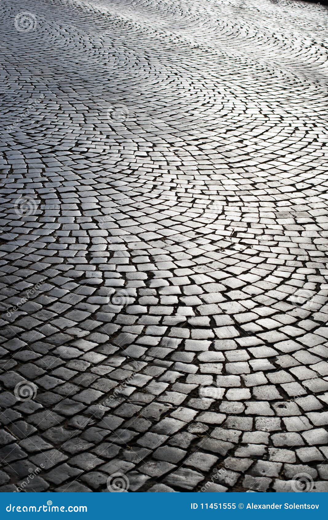 Cobbled road stock image. Image of cobblestone, gray - 11451555