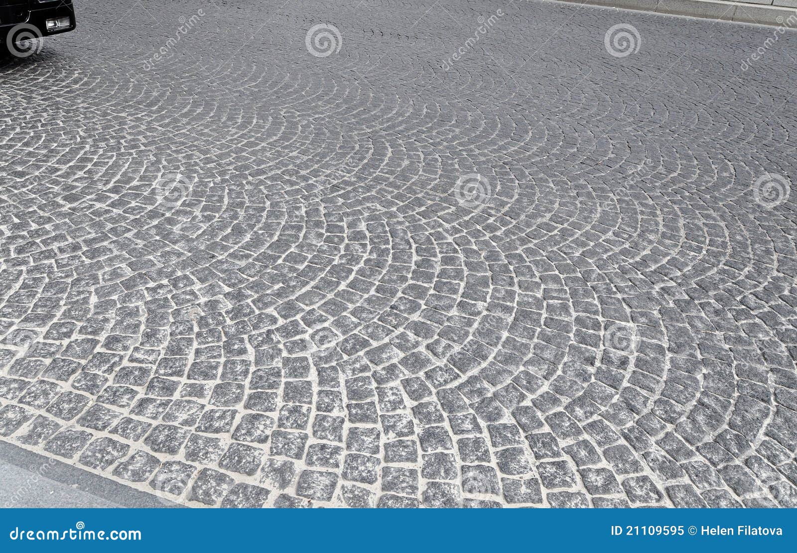 Cobbled Road stock image. Image of patterns, materials - 21109595