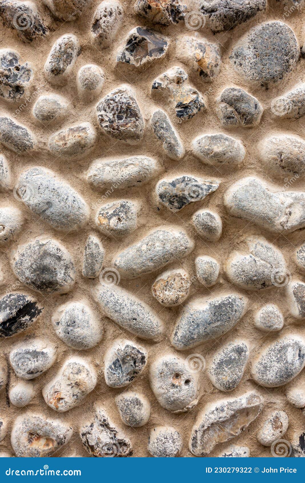 Cobbled stone wall stock photo. Image of structure, architecture ...