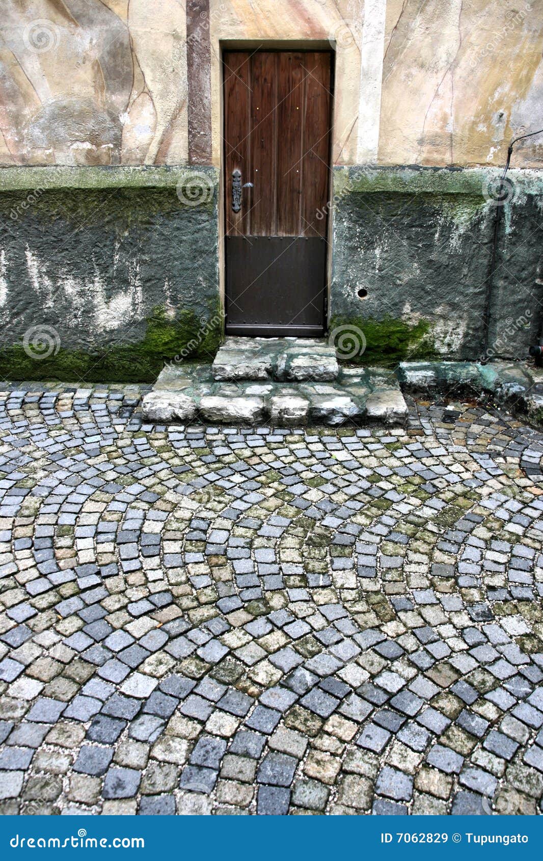 Cobbled street stock image. Image of antique, cobbled - 7062829