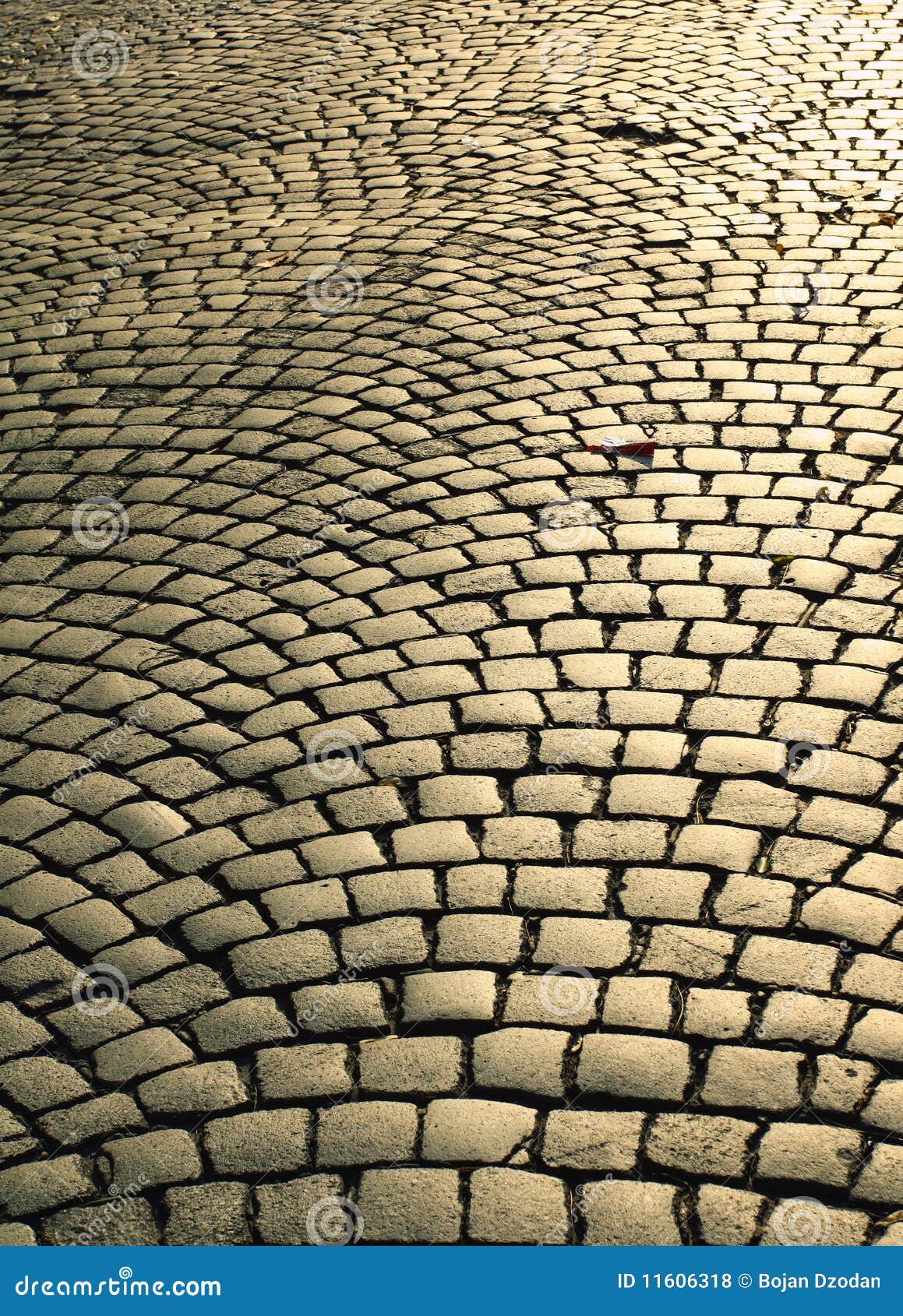 Cobbled surface stock photo. Image of closeup, outside - 11606318