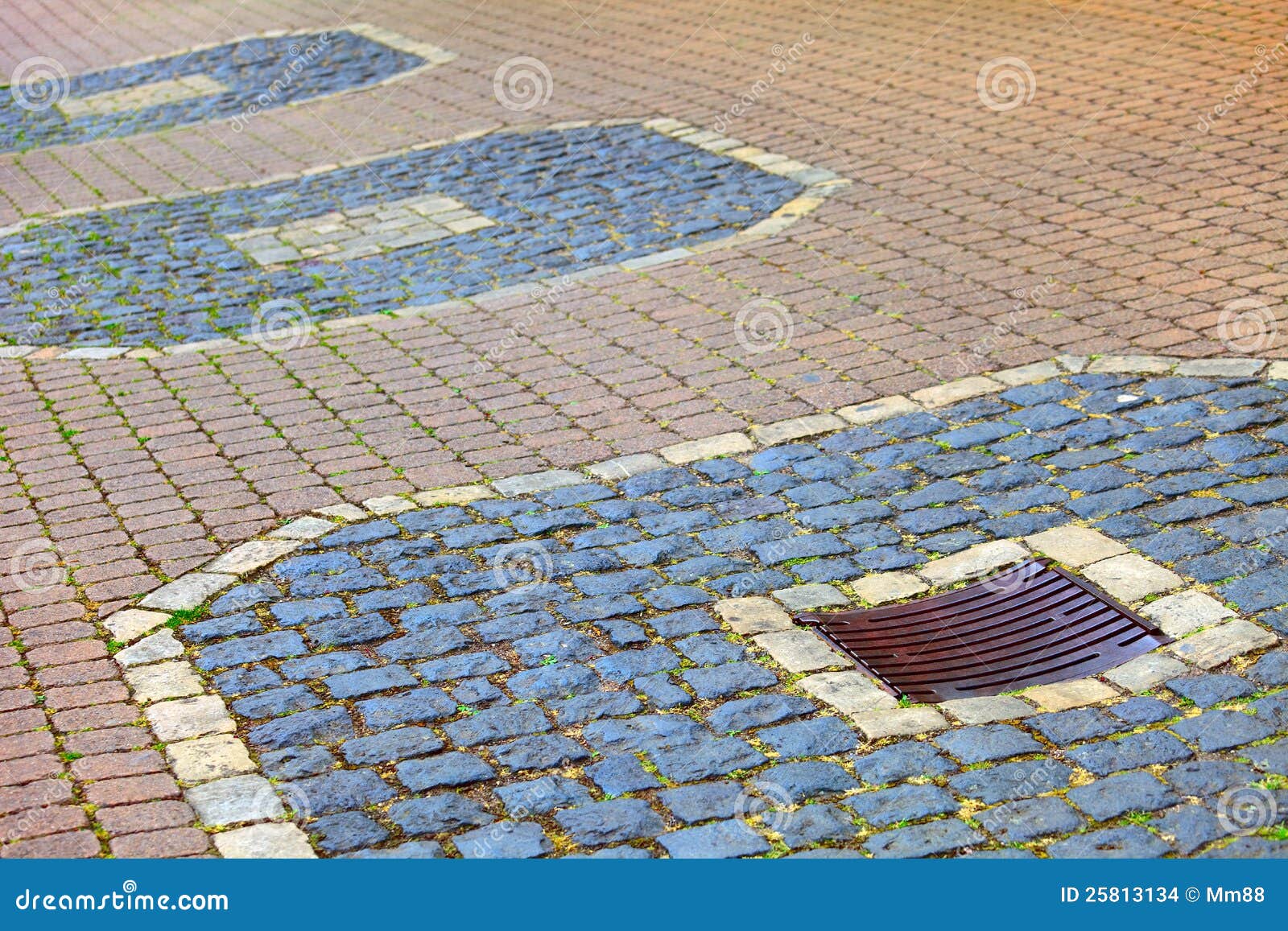 Cobbled surface stock photo. Image of germany, sett, backstreet - 25813134