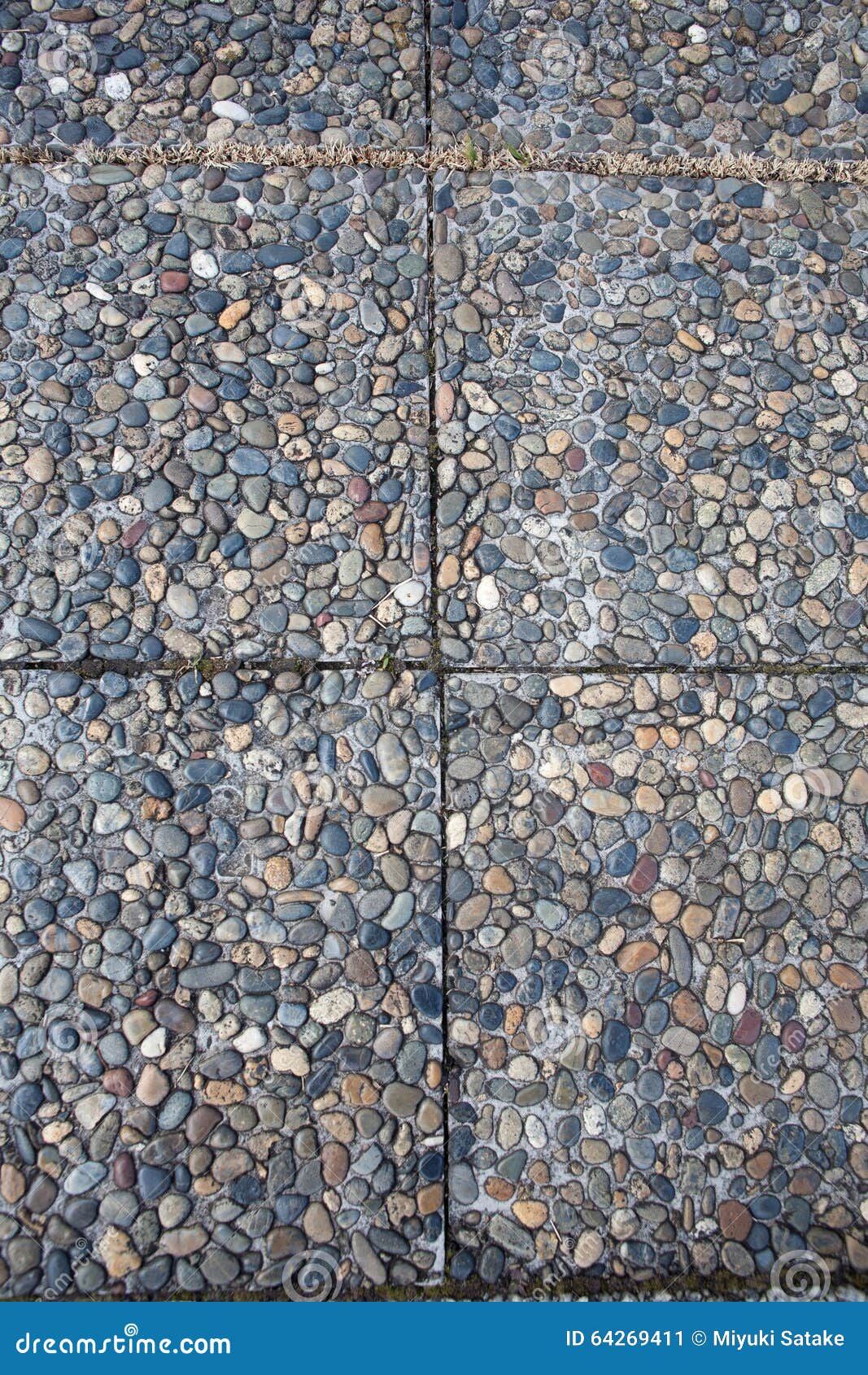 Cobbled tile stock image. Image of texture, walkway, cobblestone - 64269411