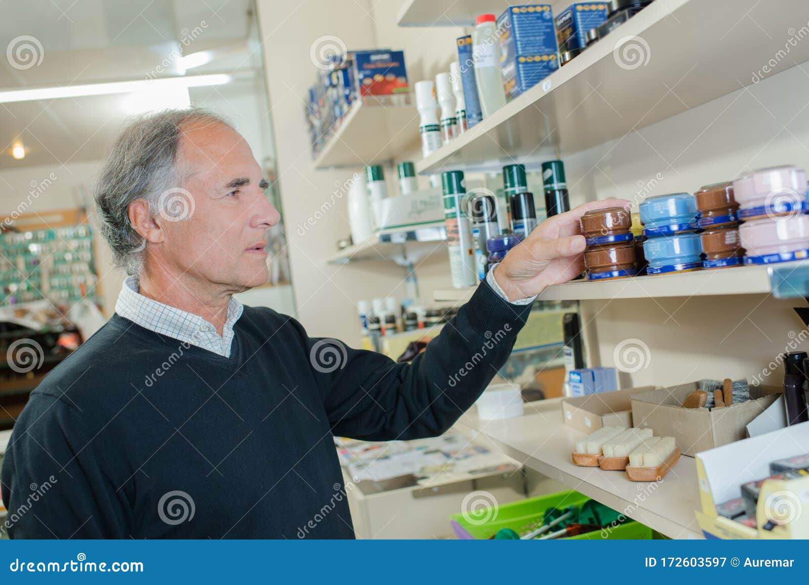 Cobbler at work stock image. Image of paste, craft, station - 172603597