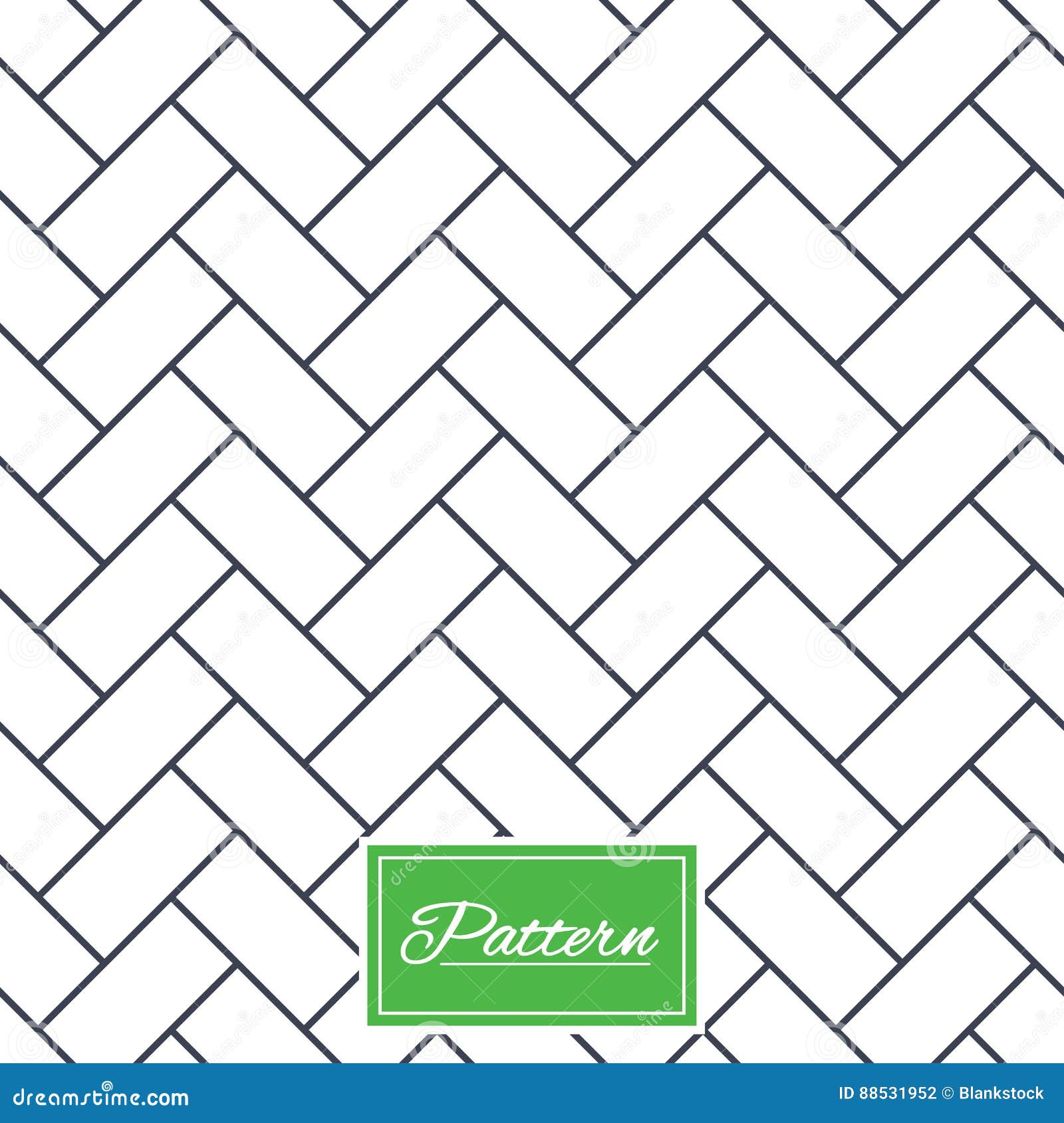 Cobbles Grid Stripped Seamless Pattern. Stock Vector - Illustration of ...