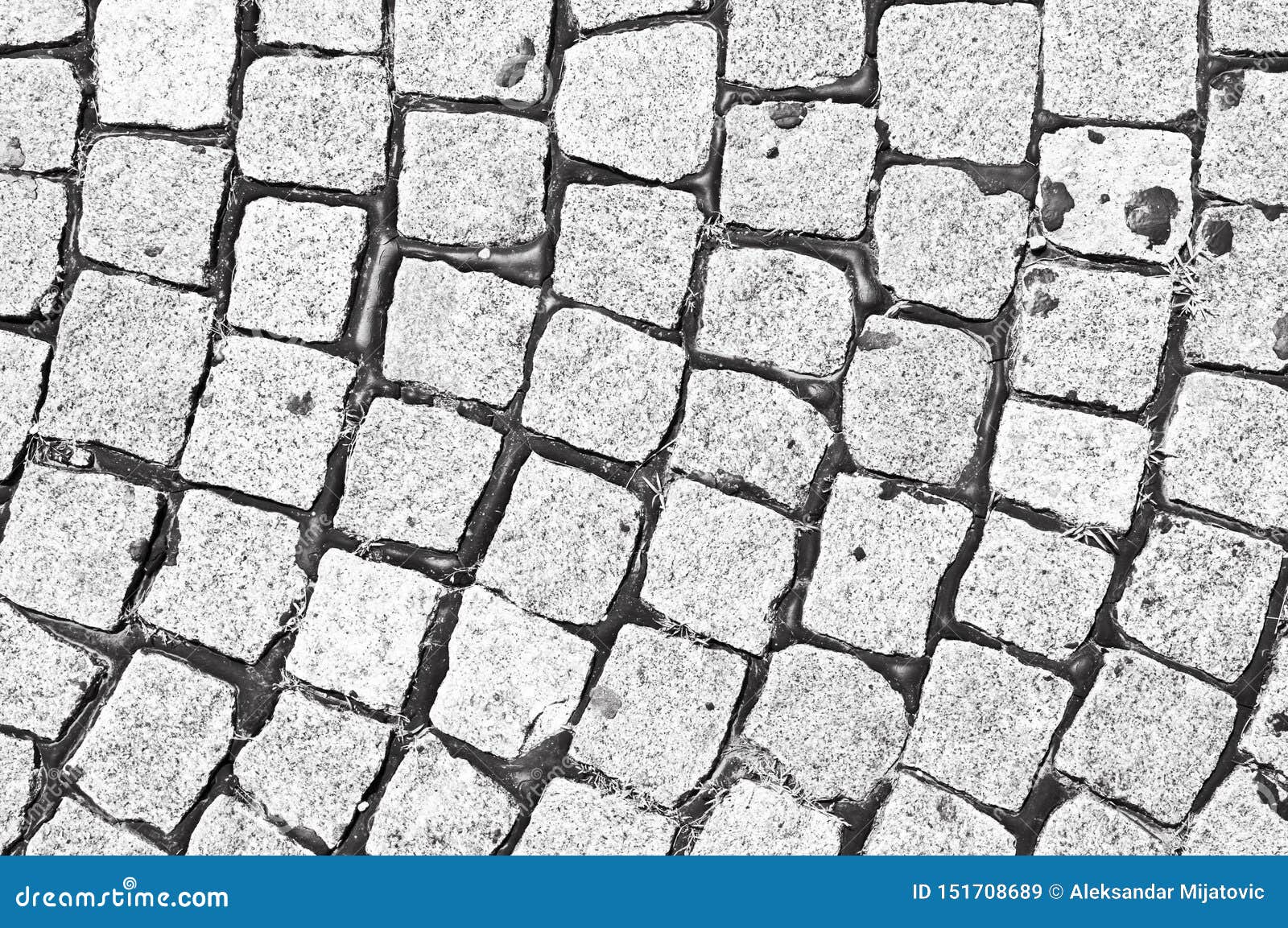 Cobblestone Black and White Stock Image - Image of industrial, cobble ...