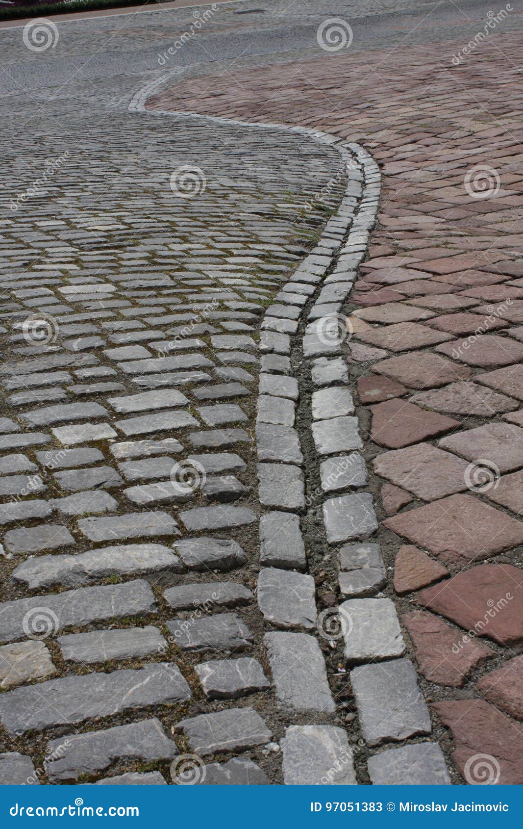 Cobblestone in the city stock image. Image of athens - 97051383