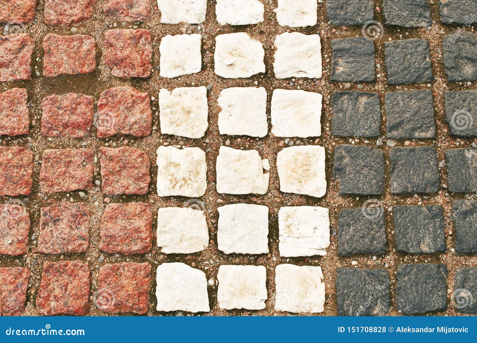 Cobblestone Colorful Texture Stock Photo - Image of architecture ...