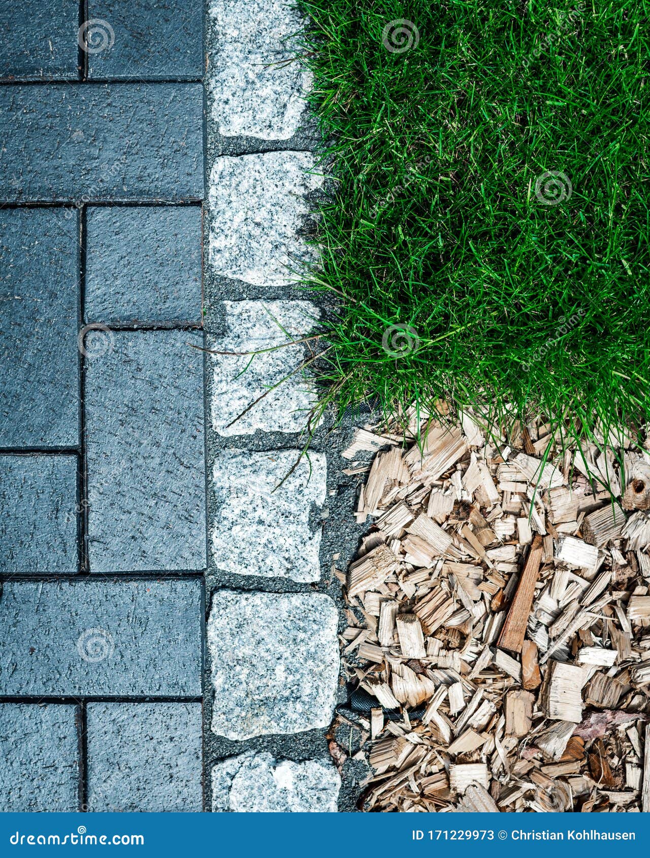 Cobblestone With Grass Texture Stone Path Road Pathway Background Of ...