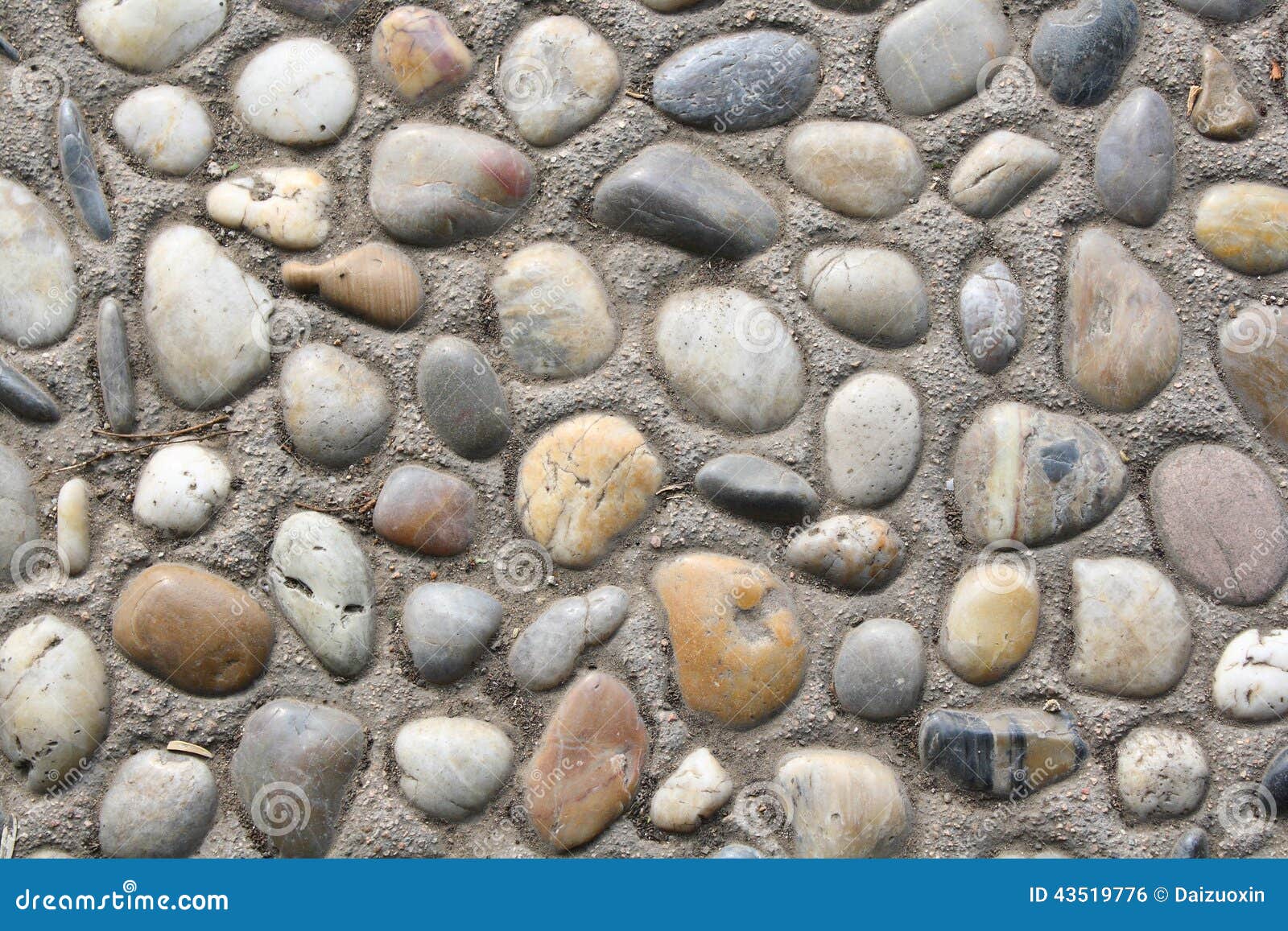 Cobblestone ground stock photo. Image of nature, bumpy - 43519776