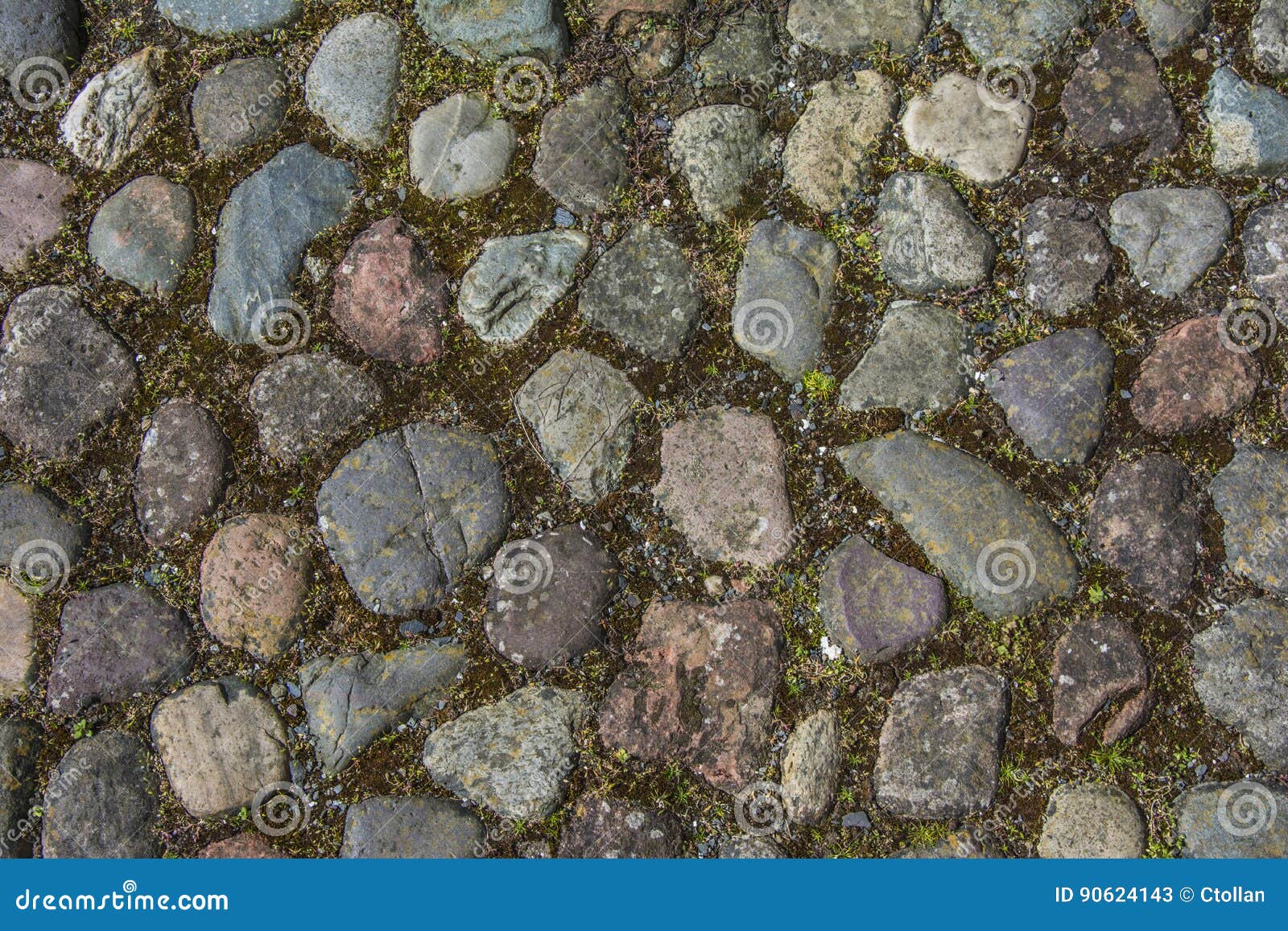 Cobblestone Texture stock image. Image of path, abstract - 90624143