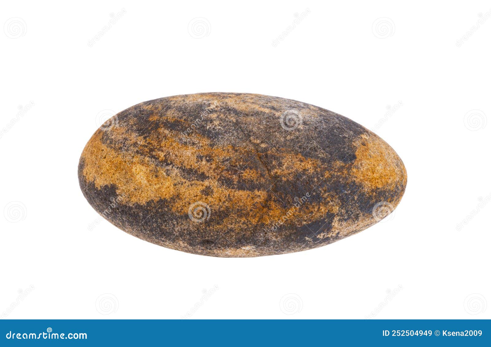 Cobblestone rock isolated stock image. Image of mineral - 252504949