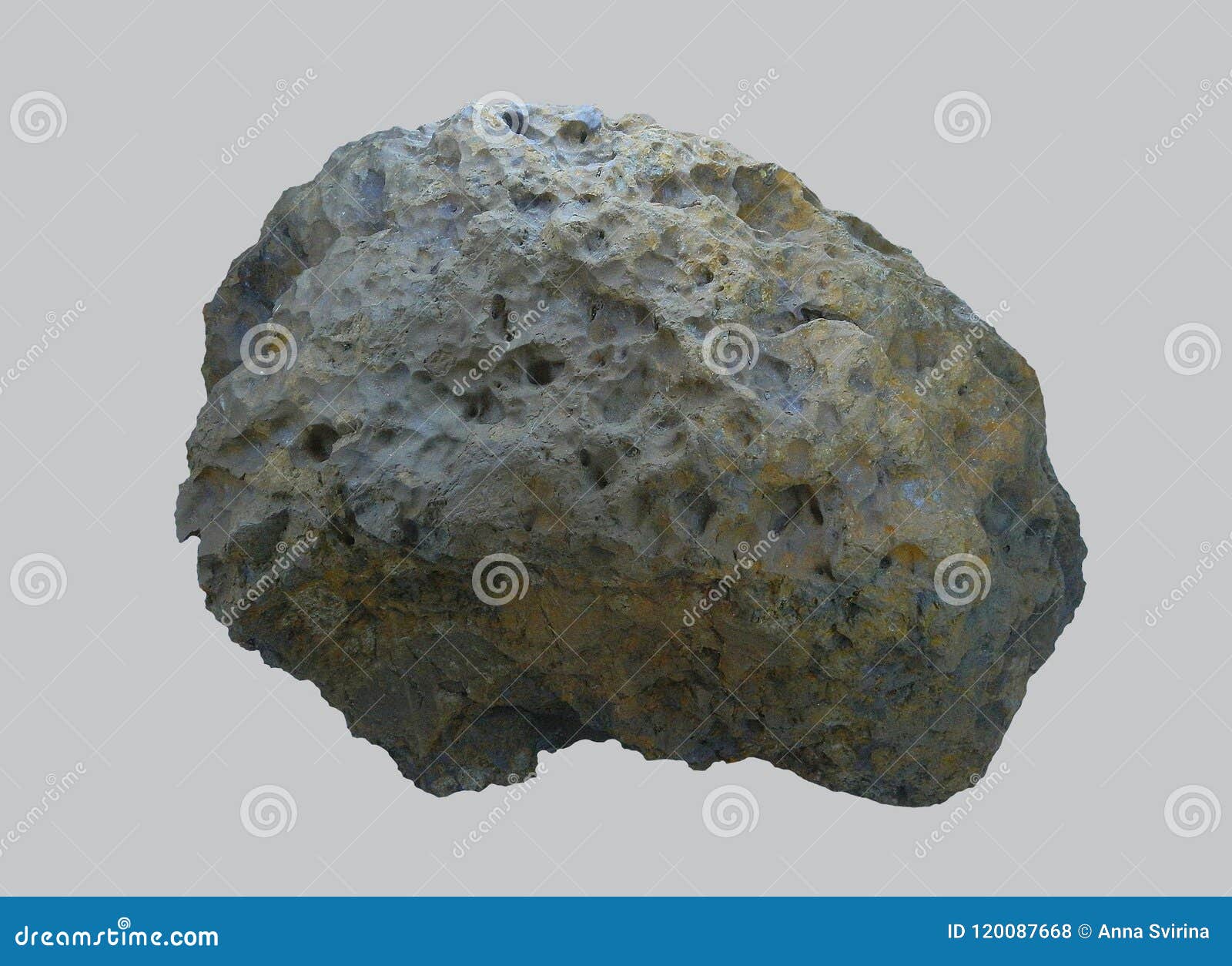 Cobblestone Meteorite, a Space Object Stock Photo - Image of space ...