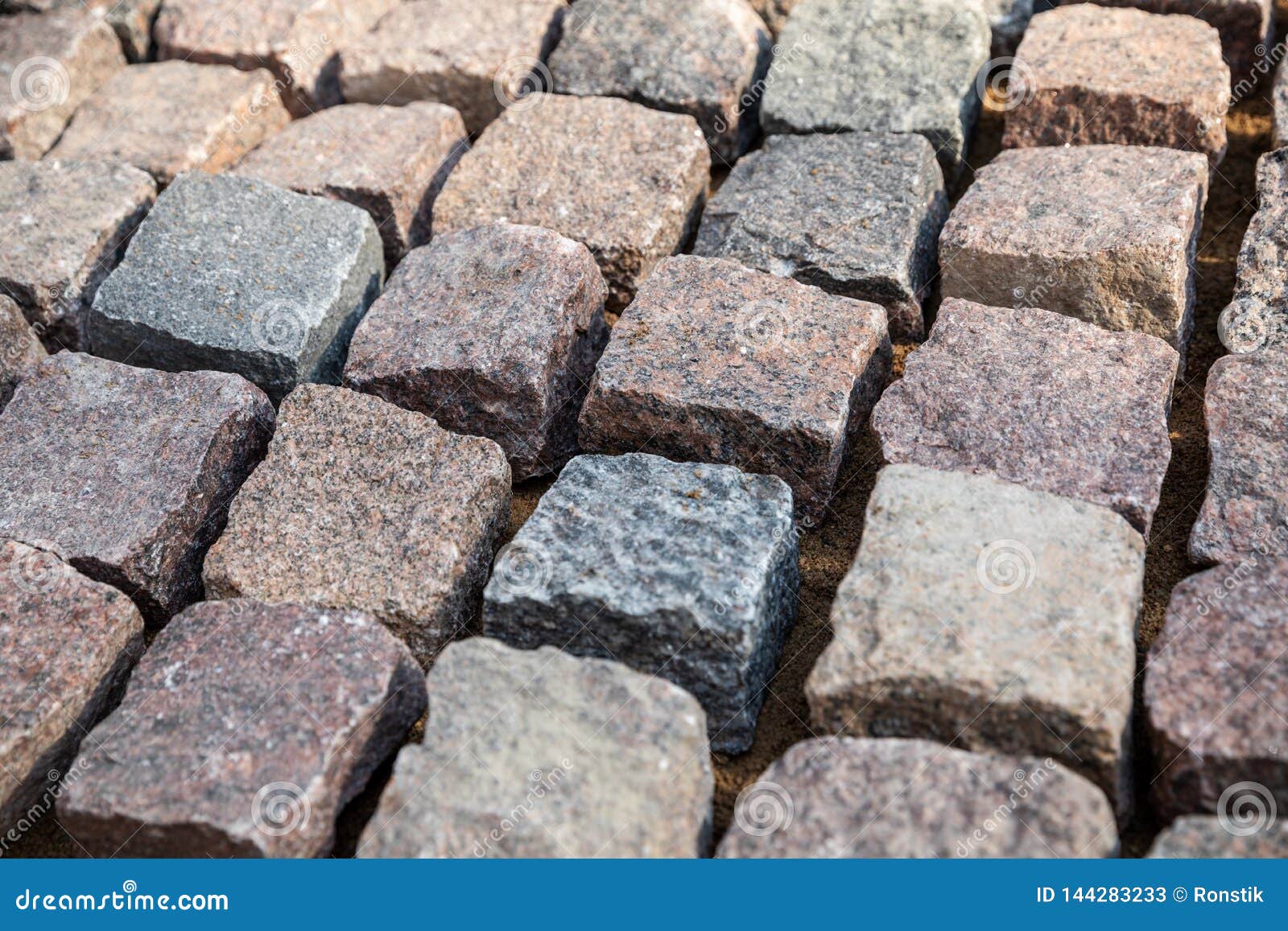 Cobblestone - Natural Granite Stone Pavers Royalty-Free Stock Photo ...